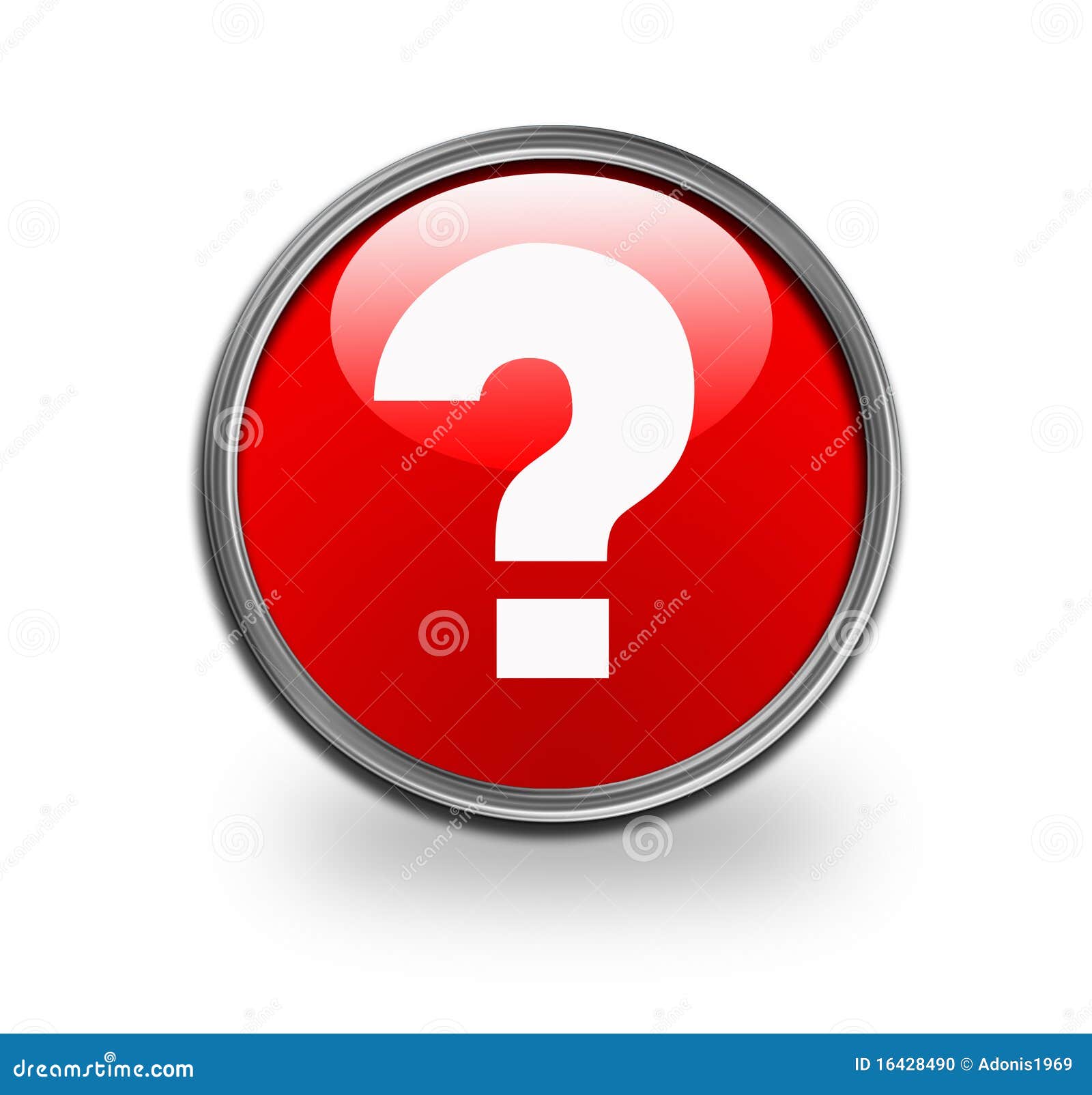 Question Mark Button Royalty-Free Stock Image | CartoonDealer.com #16428490