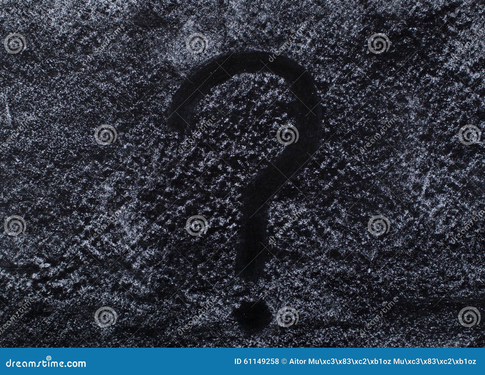 Question Mark on Chalkboard Stock Photo - Image of sign, questionmark ...