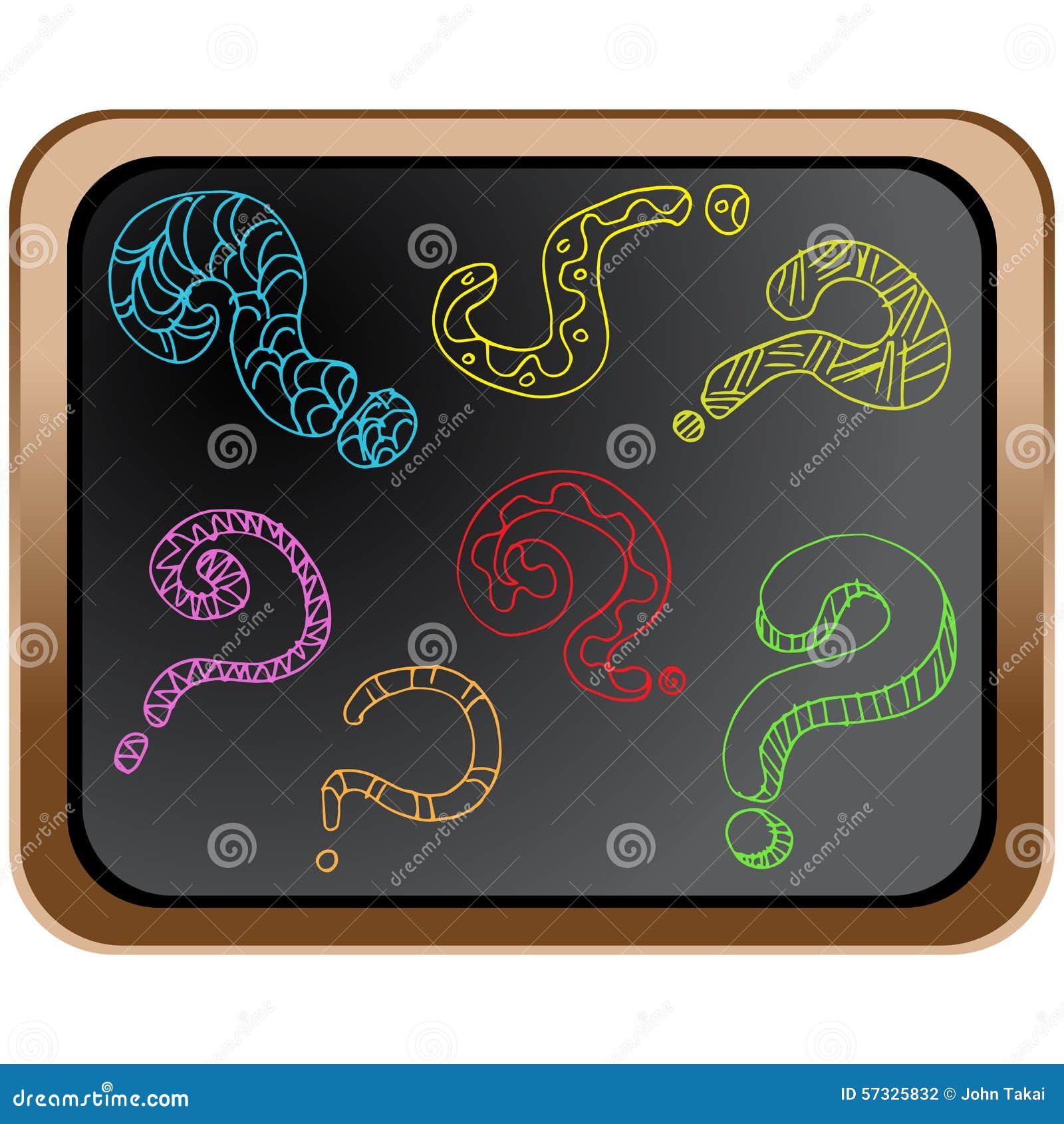 Question Mark Chalkboard Icon Stock Vector - Illustration of symbol ...