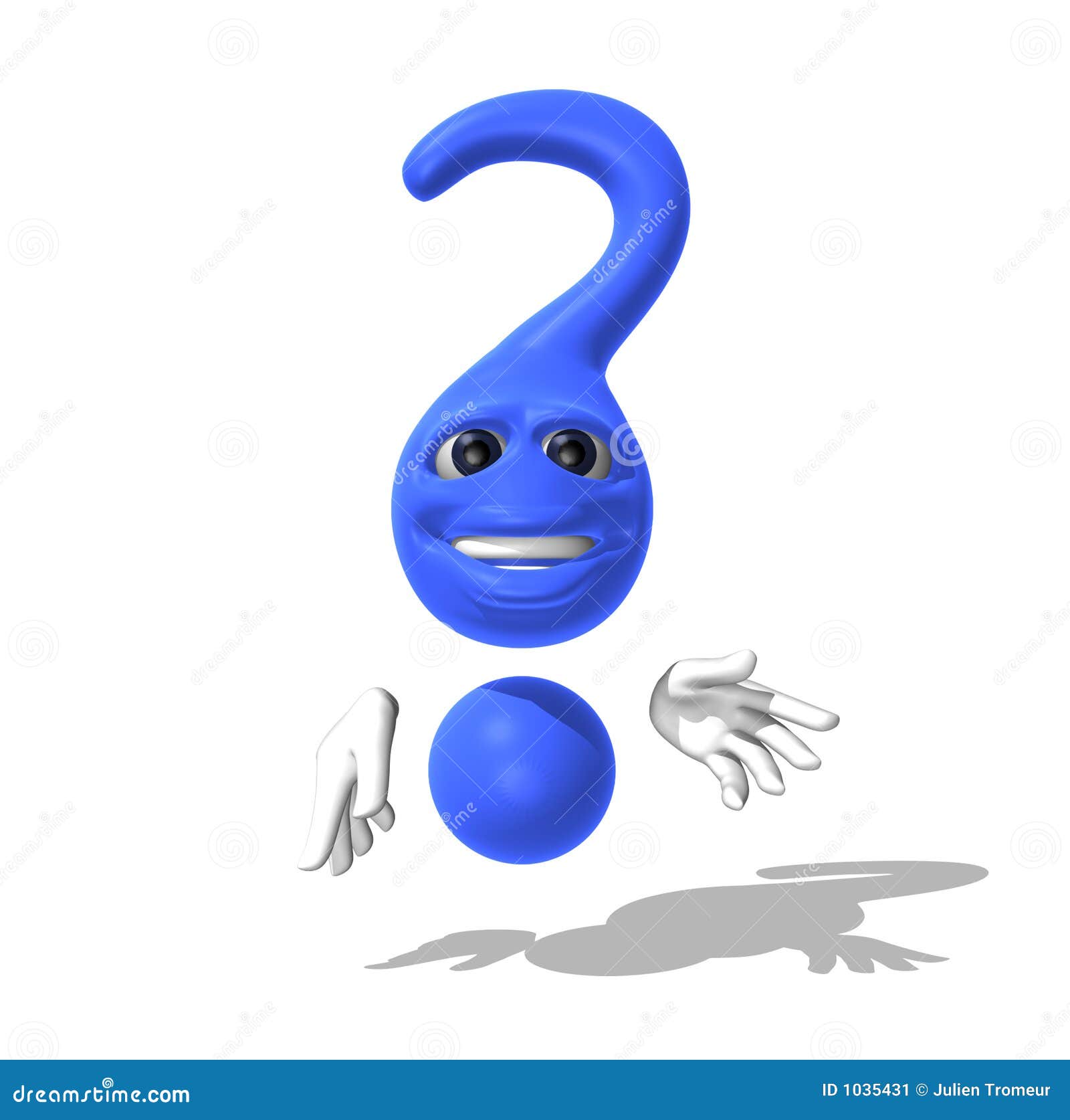 Question mark character stock illustration. Illustration of explain ...