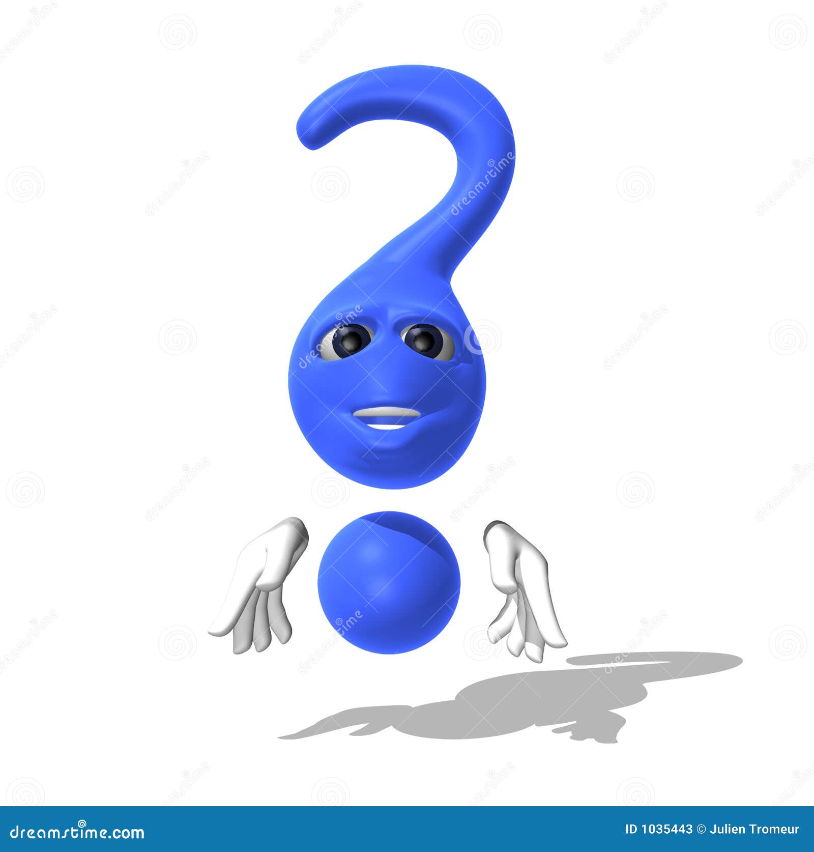 Question mark character stock illustration. Illustration of answer ...