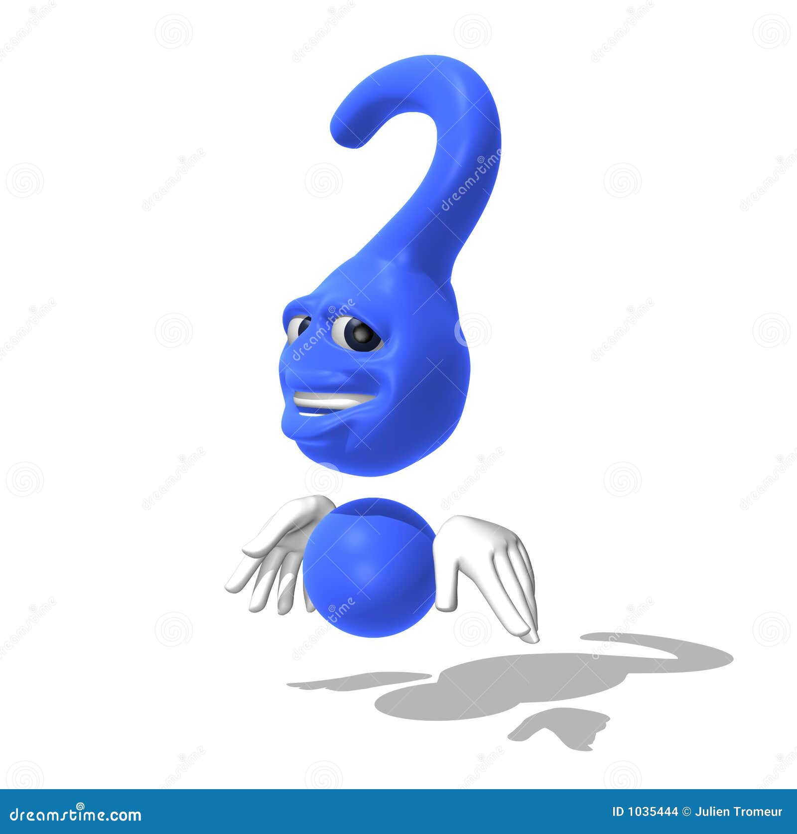 Question mark character stock illustration. Illustration of punctuate ...