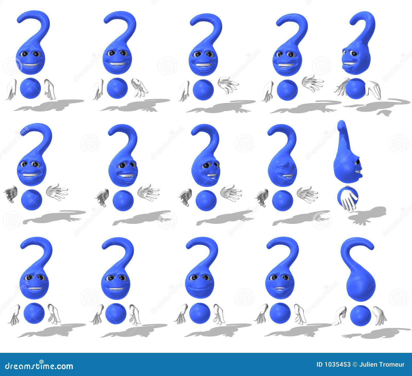 Question mark characters stock illustration. Illustration of query ...