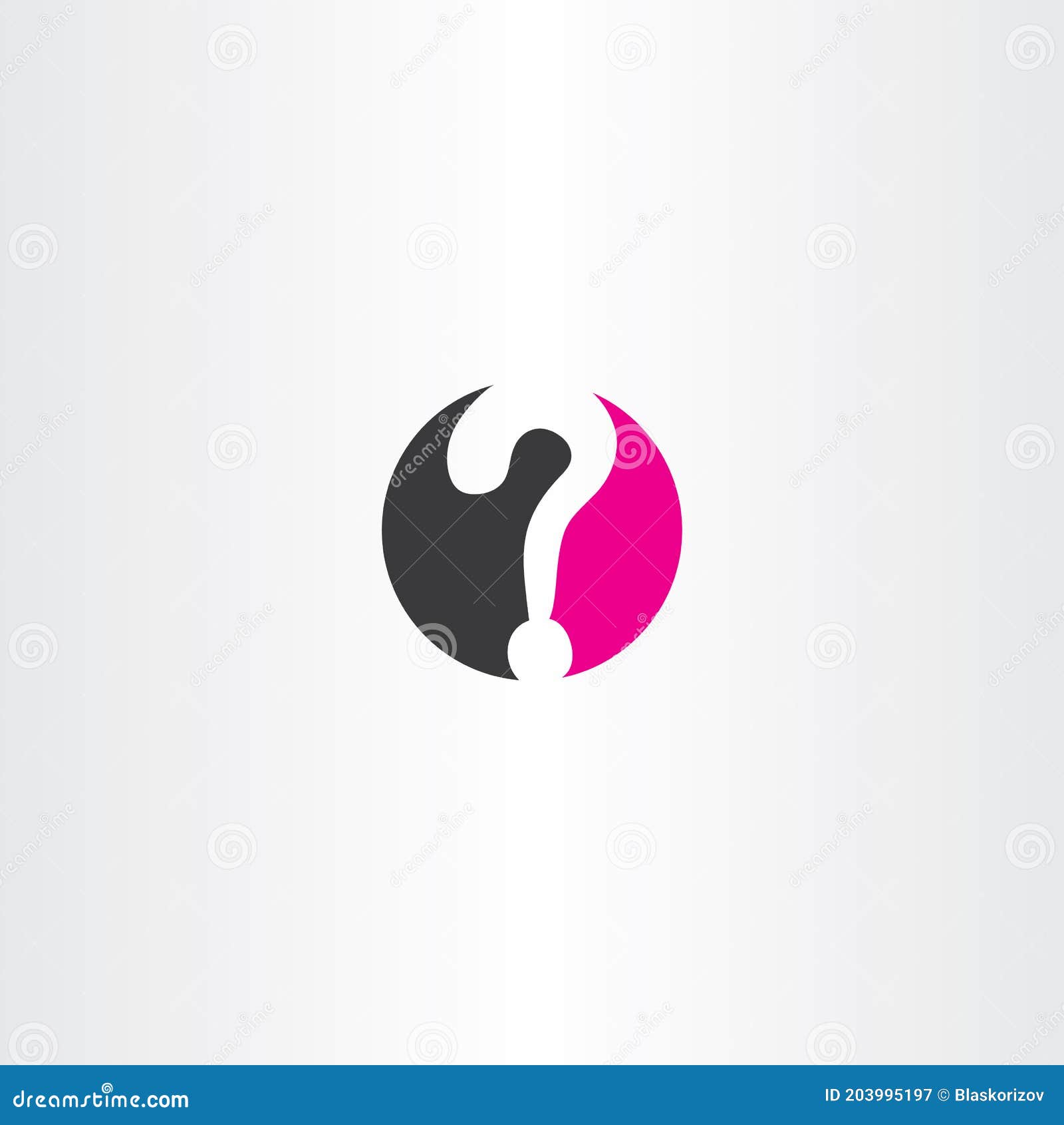 Question Mark Circle Logo Icon Symbol Stock Vector - Illustration of ...