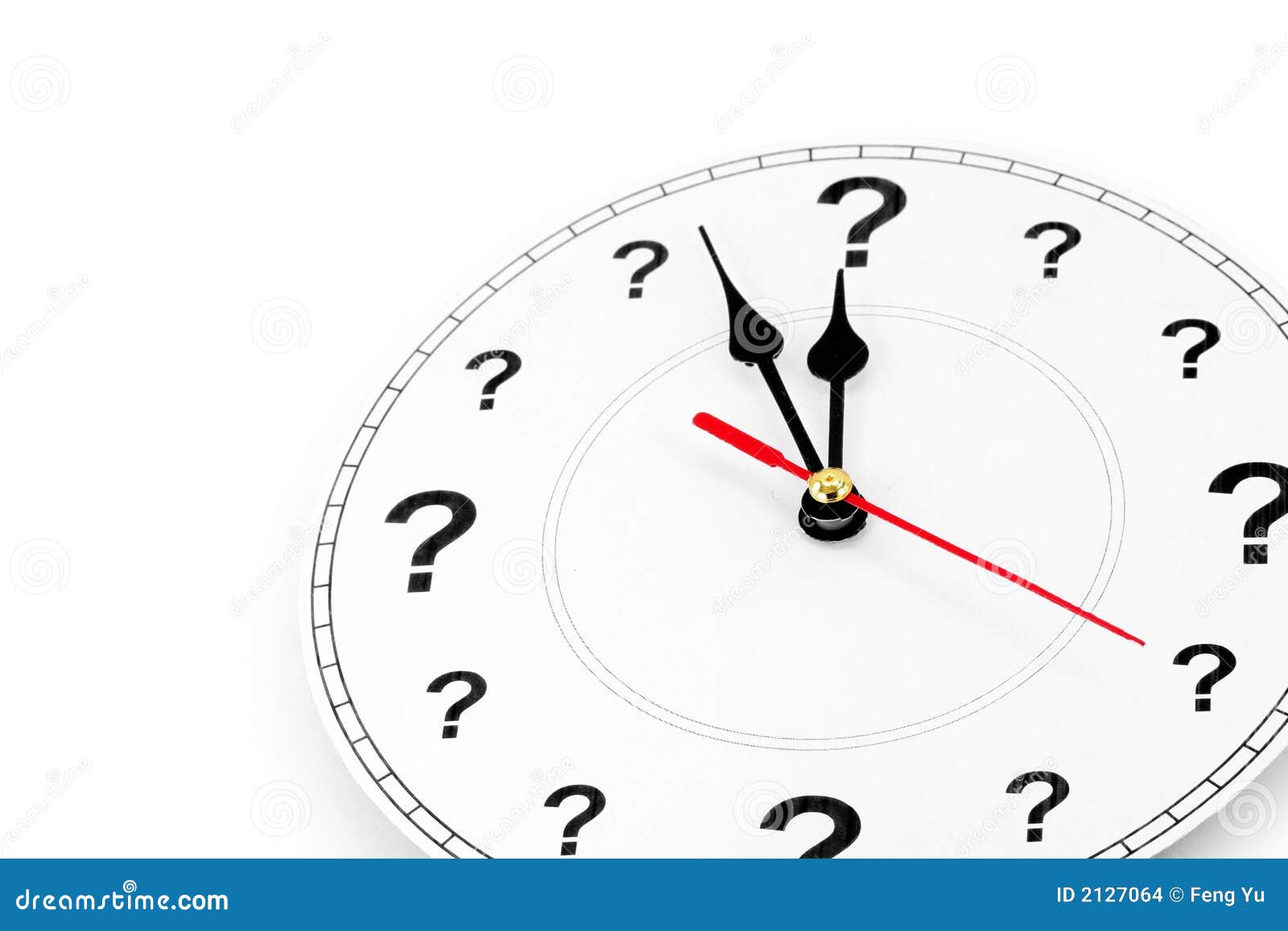 Question mark clock stock photo. Image of hand, minutes - 2127064