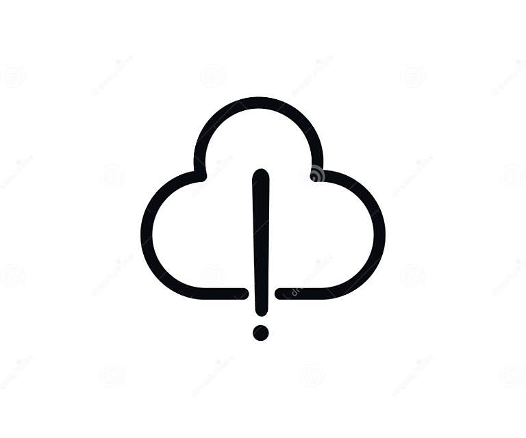 Question Mark Cloud Icon Vector Logo Template Stock Vector ...