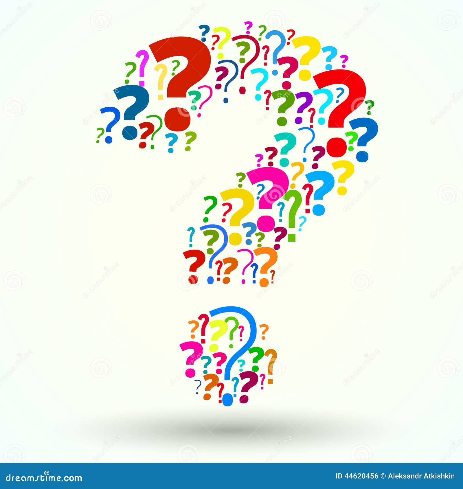 Question mark stock vector. Illustration of search, sign - 44620456