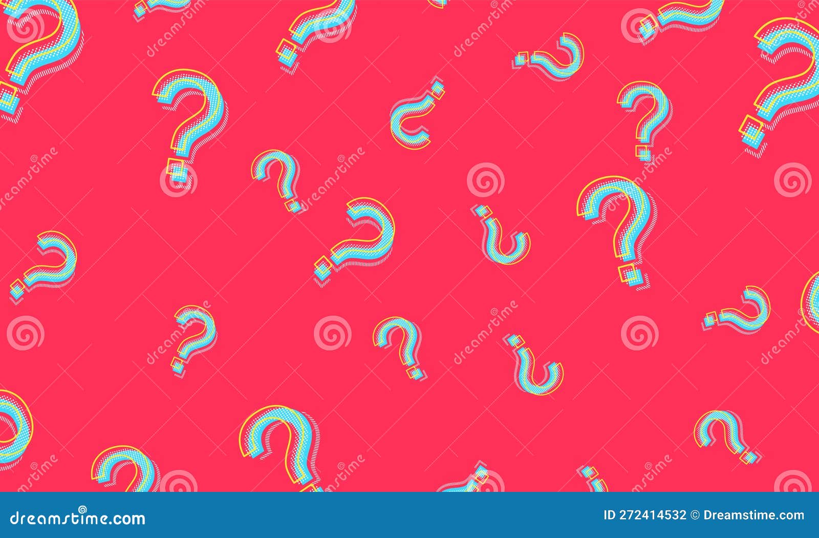 Question Mark Colorful Template and Background Stock Illustration ...