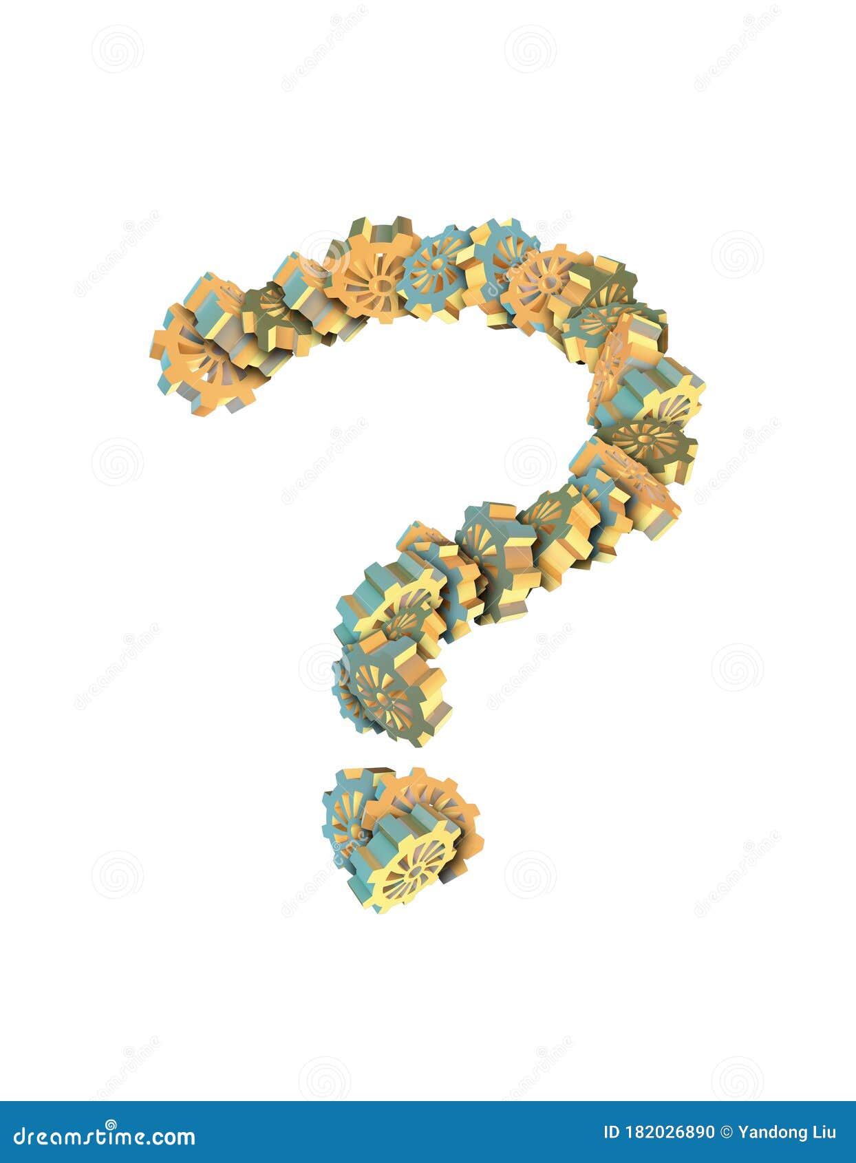 Question Mark Composed of Gears, Teamwork, Teamwork and Union Stock ...