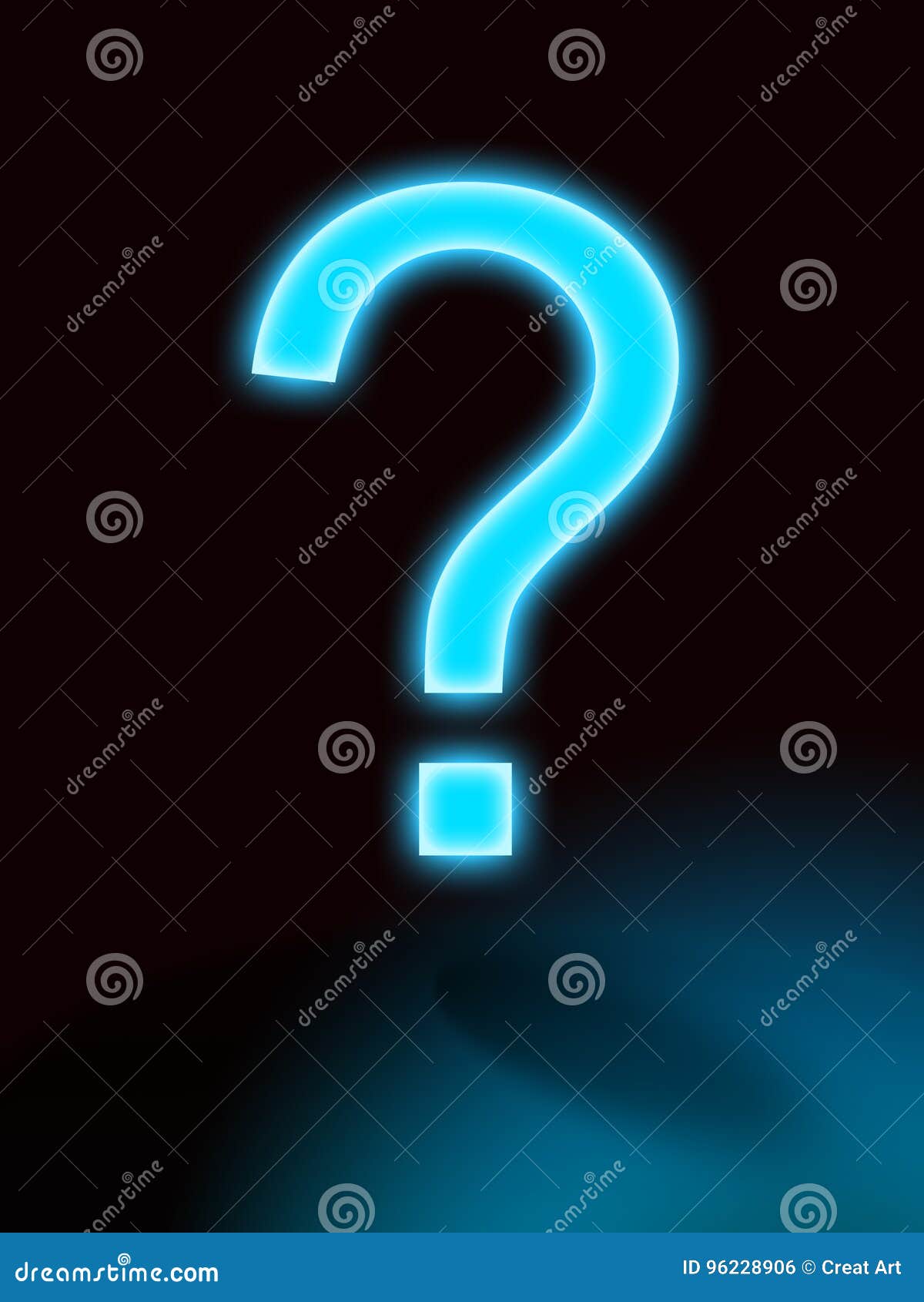 Question mark stock illustration. Illustration of think - 96228906
