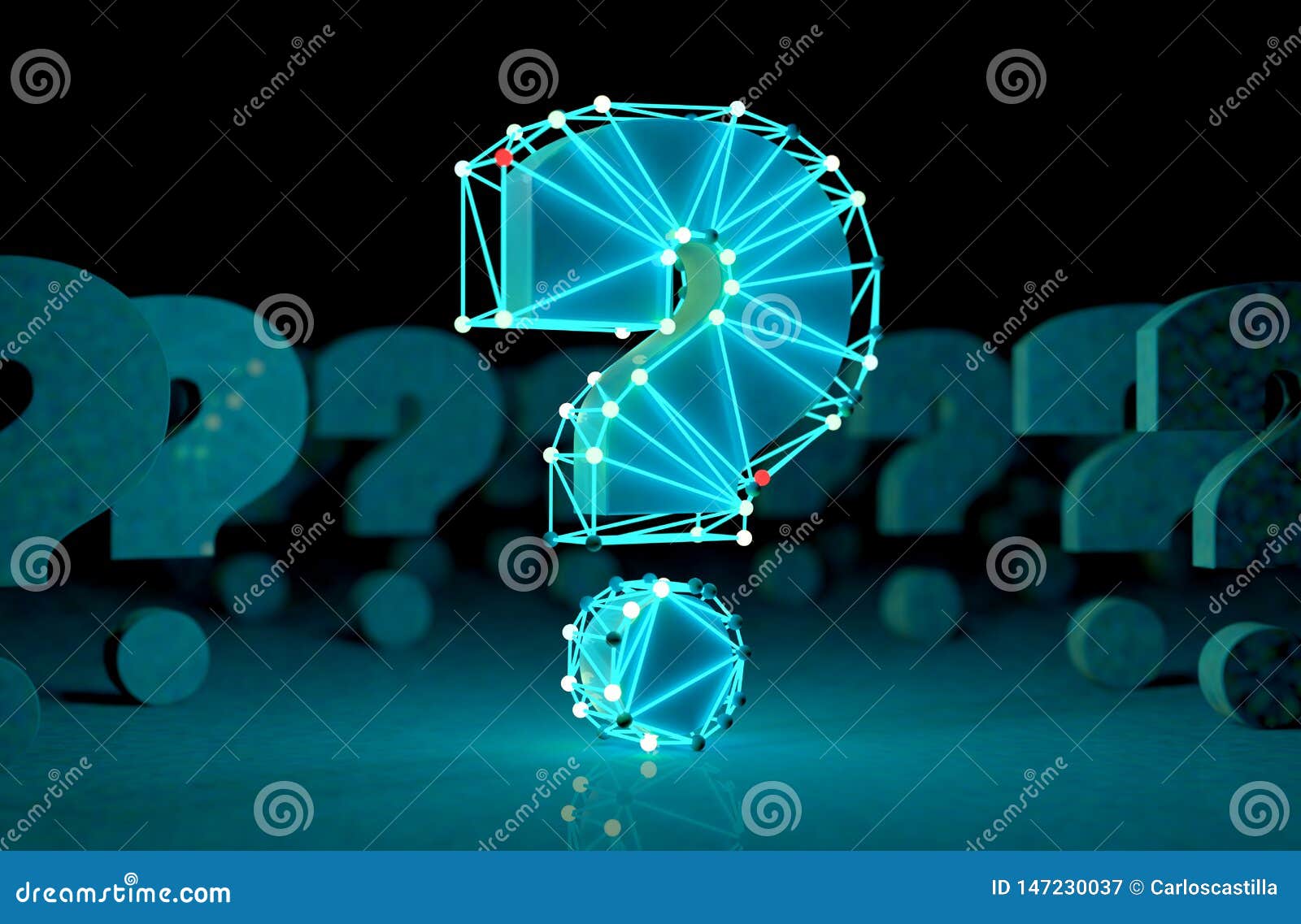 Question Mark and Concept of Science and Technology. Questions and ...