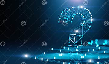 Question Mark and Concept of Science and Technology. Questions and ...