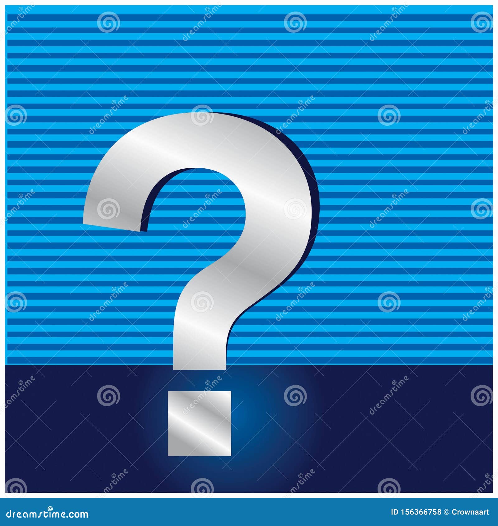Question Mark Concept Design Stock Illustration - Illustration of flyer ...