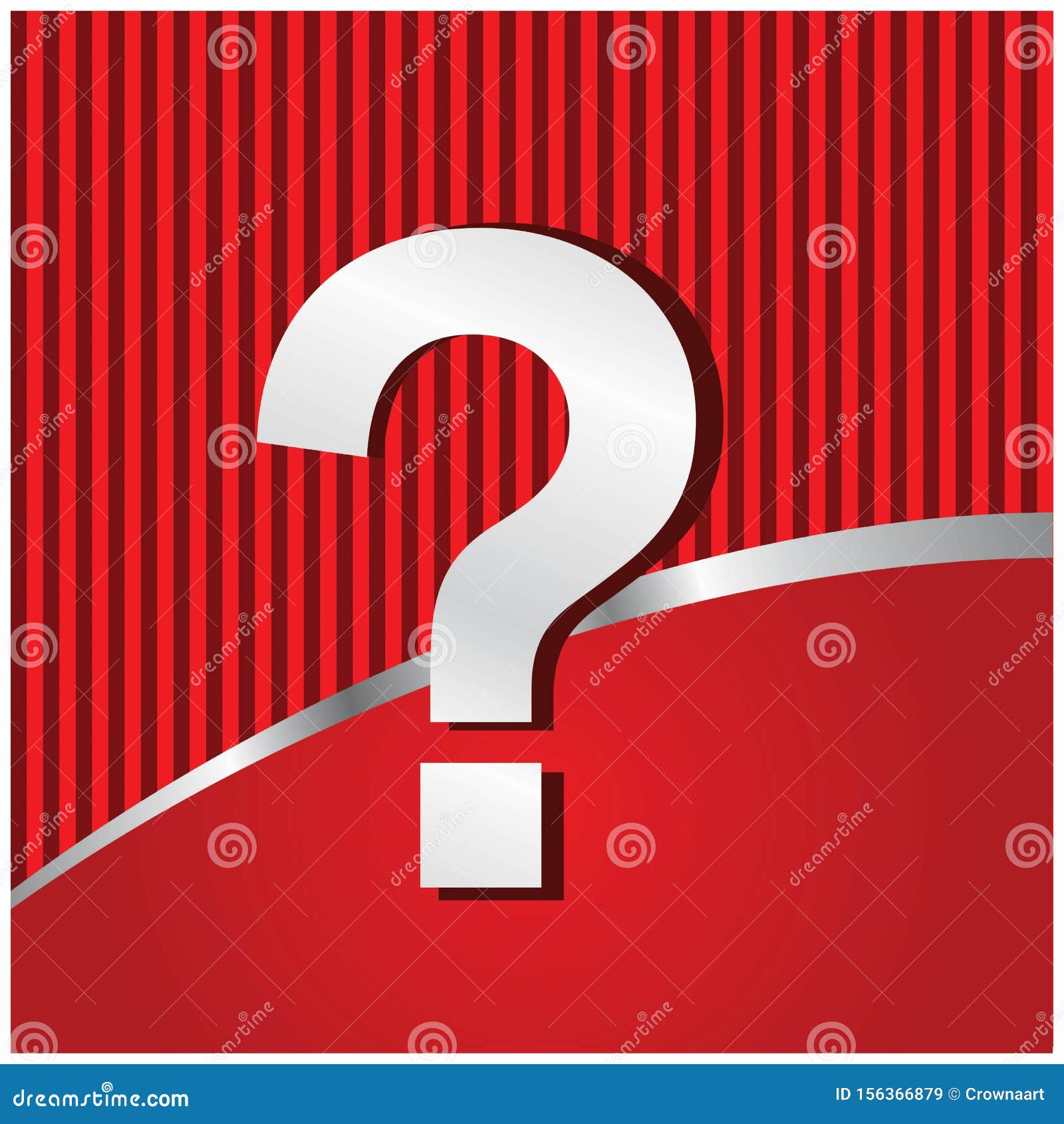 Question Mark Concept Design Stock Illustration - Illustration of ...