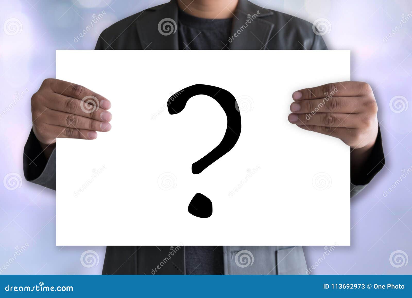 Question Mark Confusion in Training Meeting Question Concept Stock ...