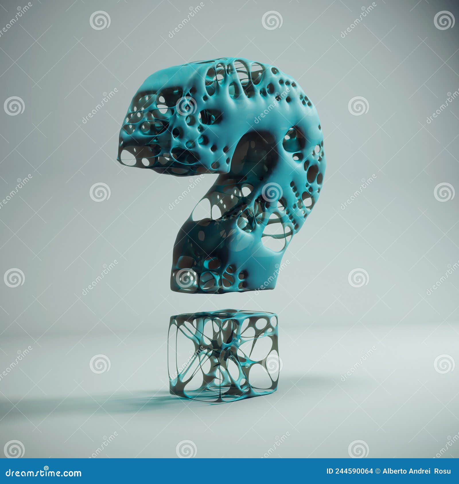 Question Mark Creative Concept Stock Illustration - Illustration of ...