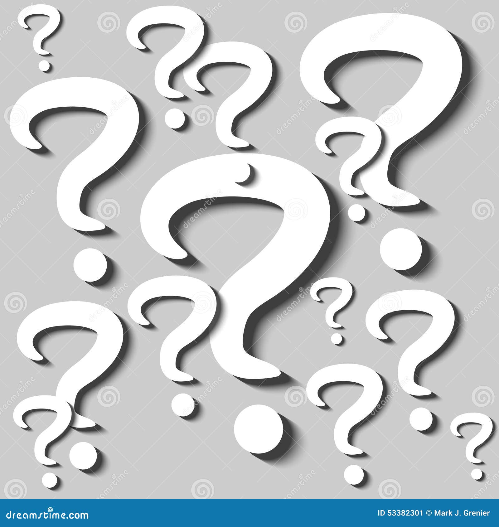Question Mark Cutouts stock vector. Illustration of paper - 53382301