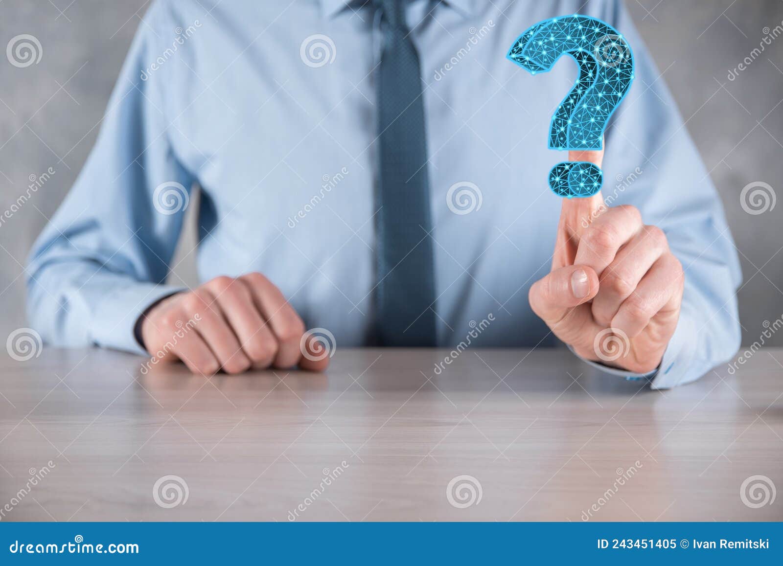 Question Mark. 3d Abstract on Dark Background with Dots and Stars. Ask ...