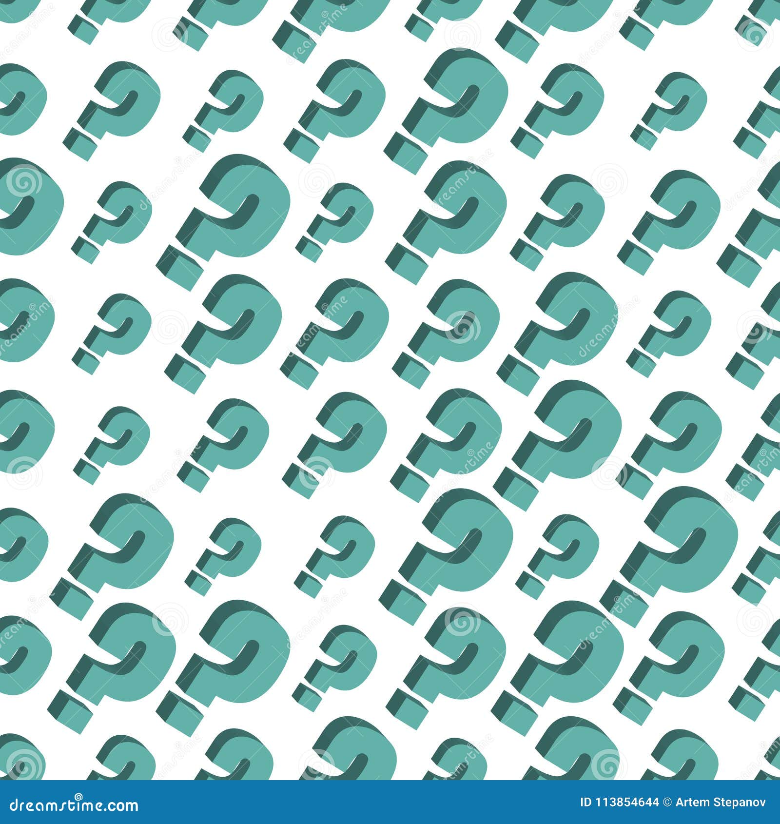 Question Mark 3d Background Stock Vector - Illustration of punctuation ...