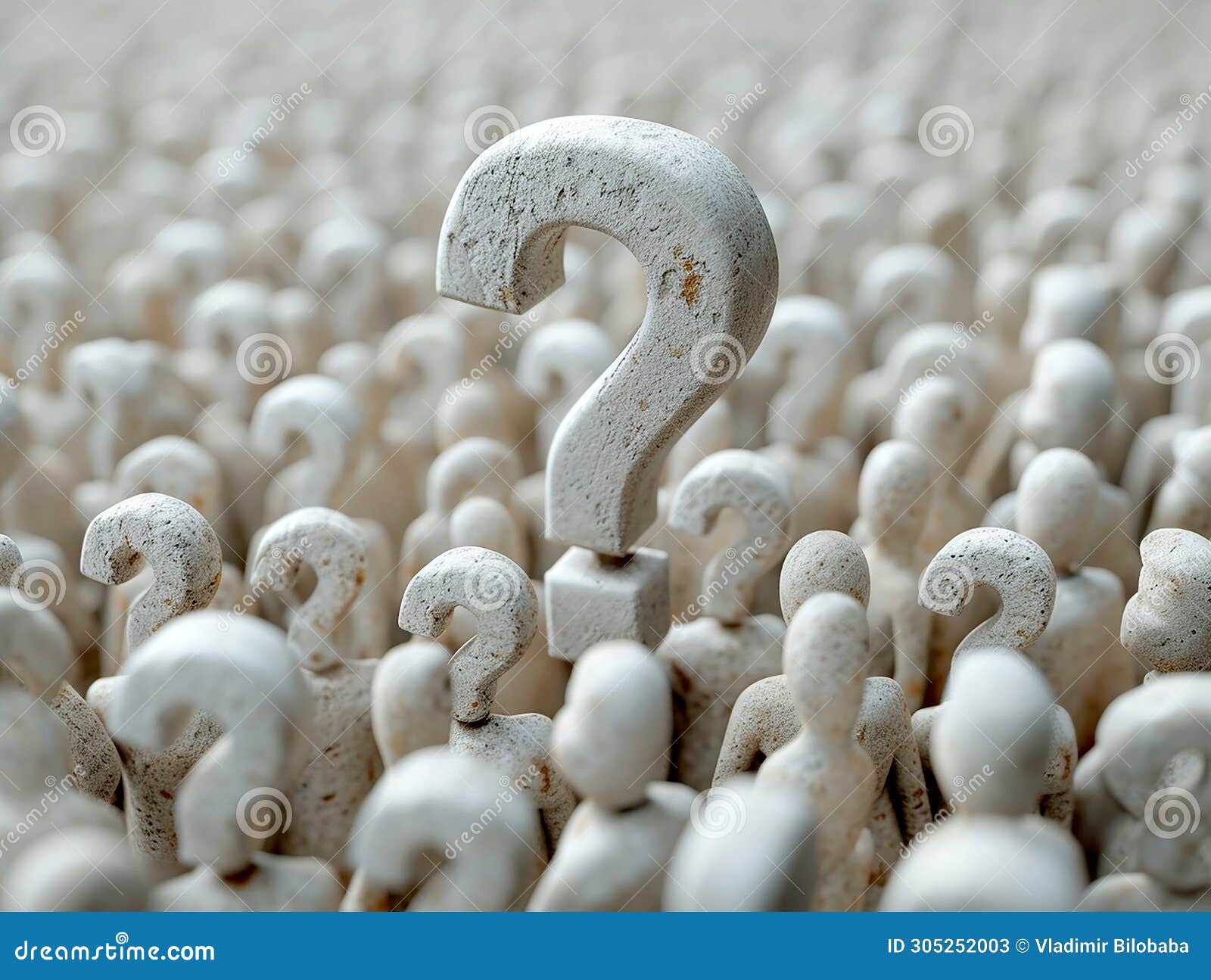 Question Mark 3D Illustration Stock Illustration - Illustration of ...