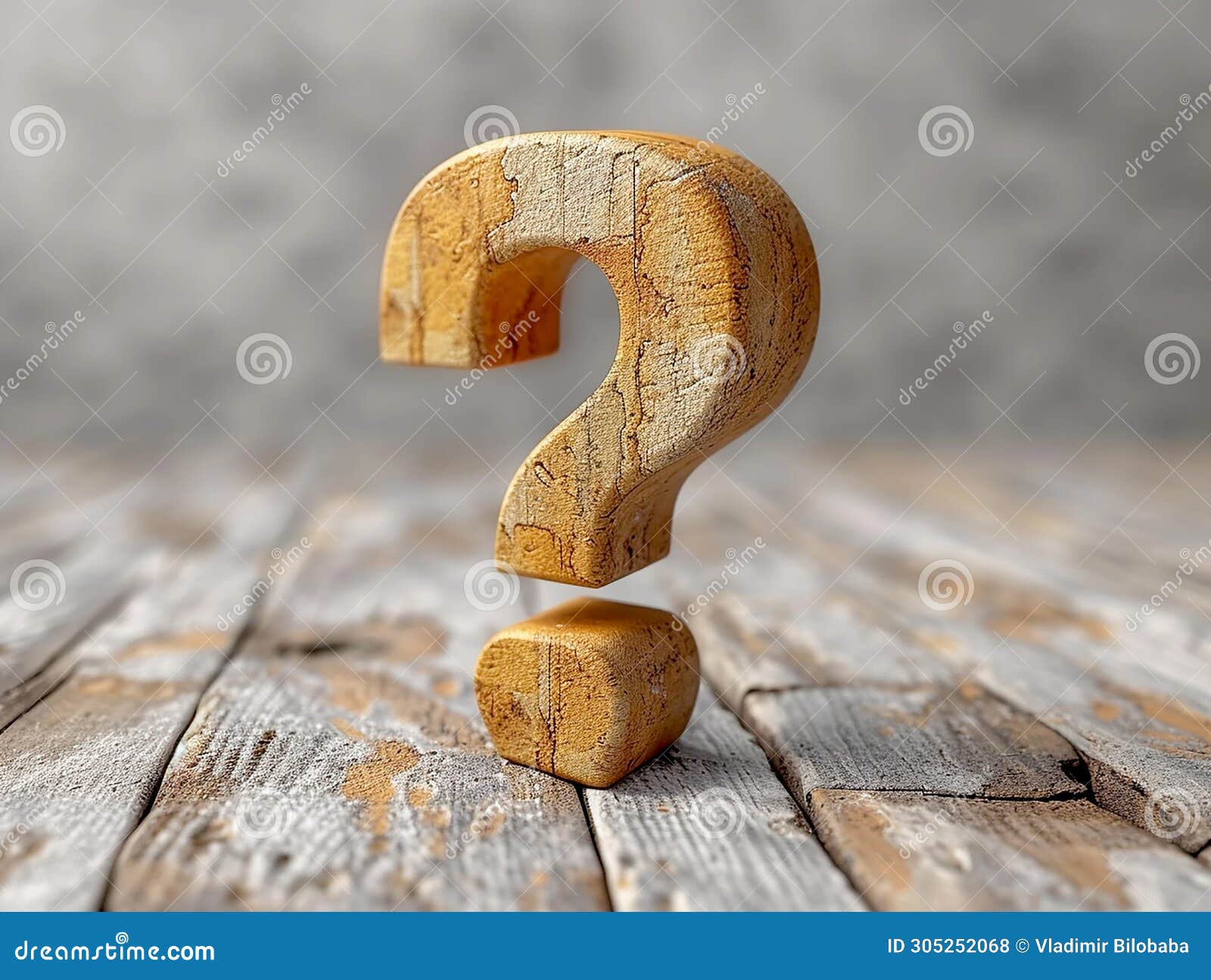 Question Mark 3D Illustration Stock Illustration - Illustration of idea ...