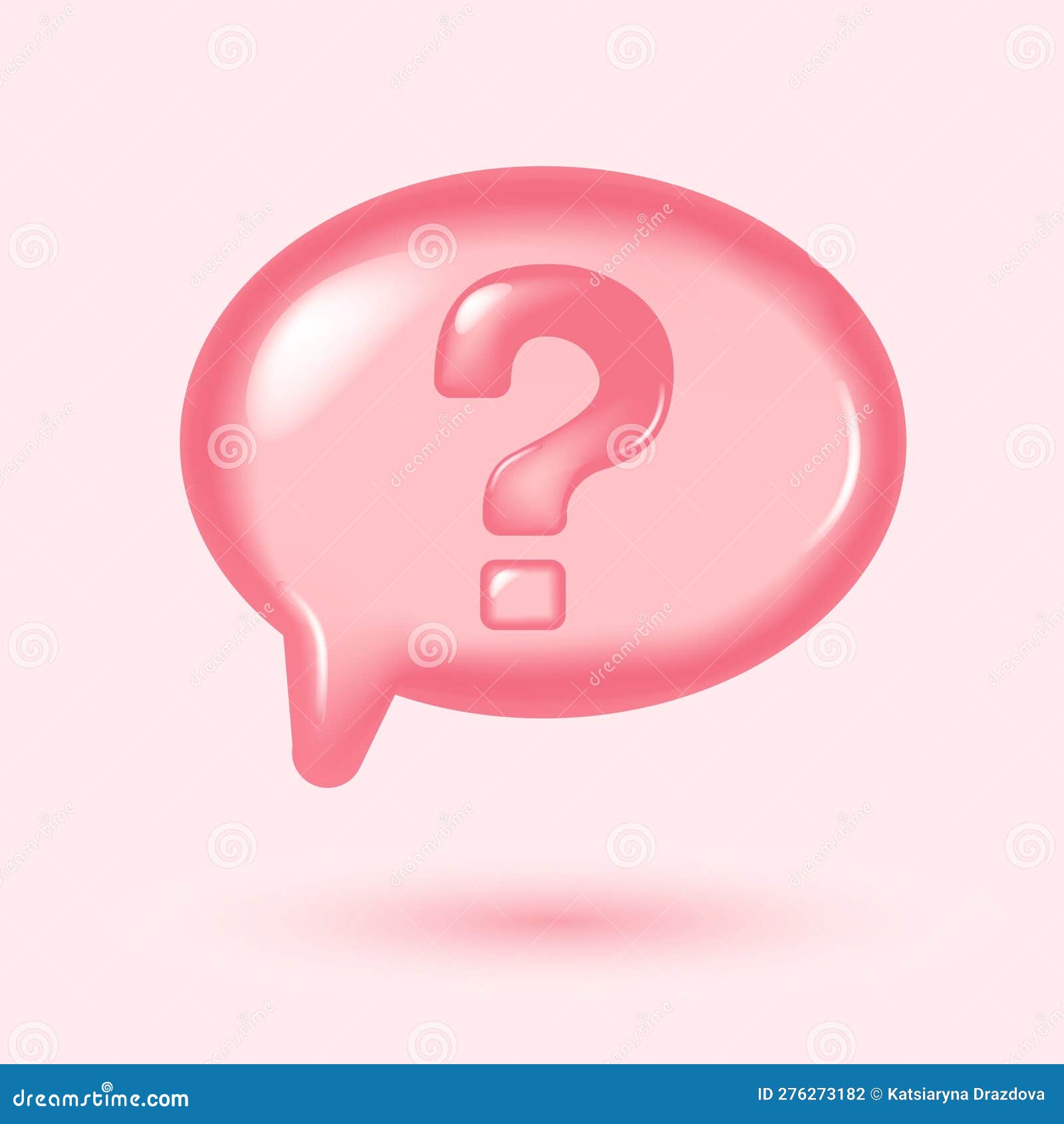 Question Mark 3d Vector Icon. 3d Speech Bubble with Question Mark Icon ...