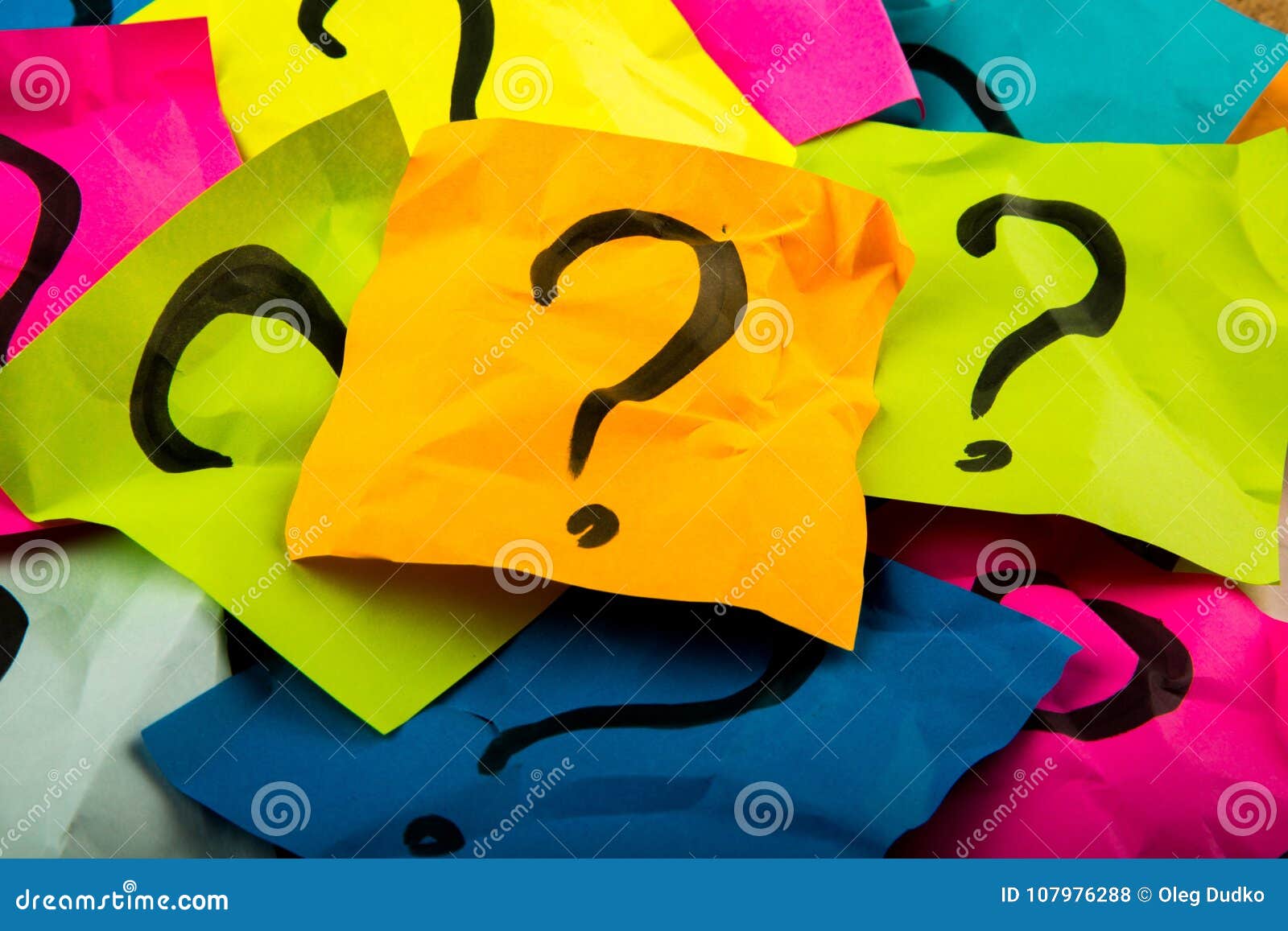 Bunch of notes stock photo. Image of asking, brainstorming - 107976288