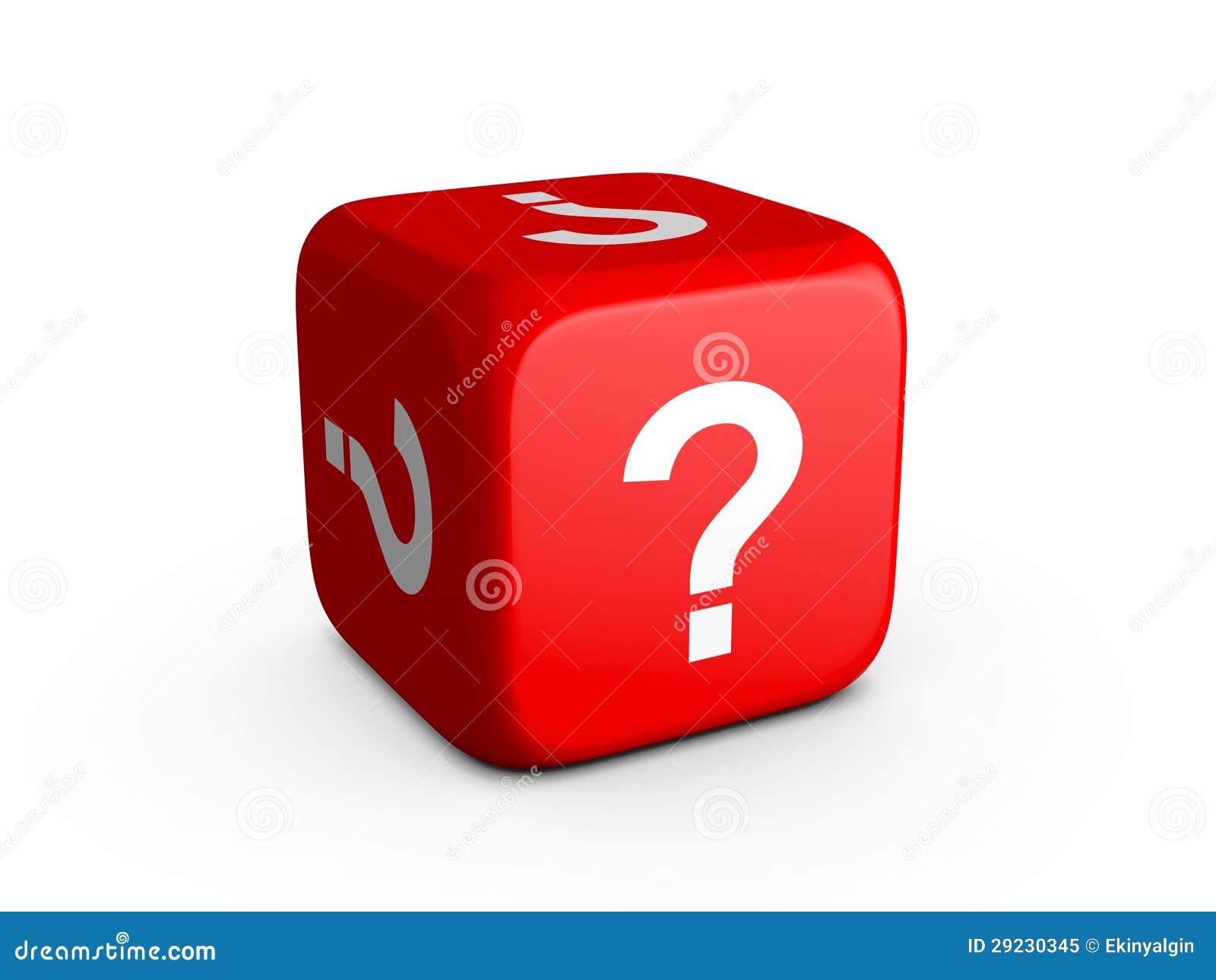 Question Mark Dice Stock Image | CartoonDealer.com #29230345