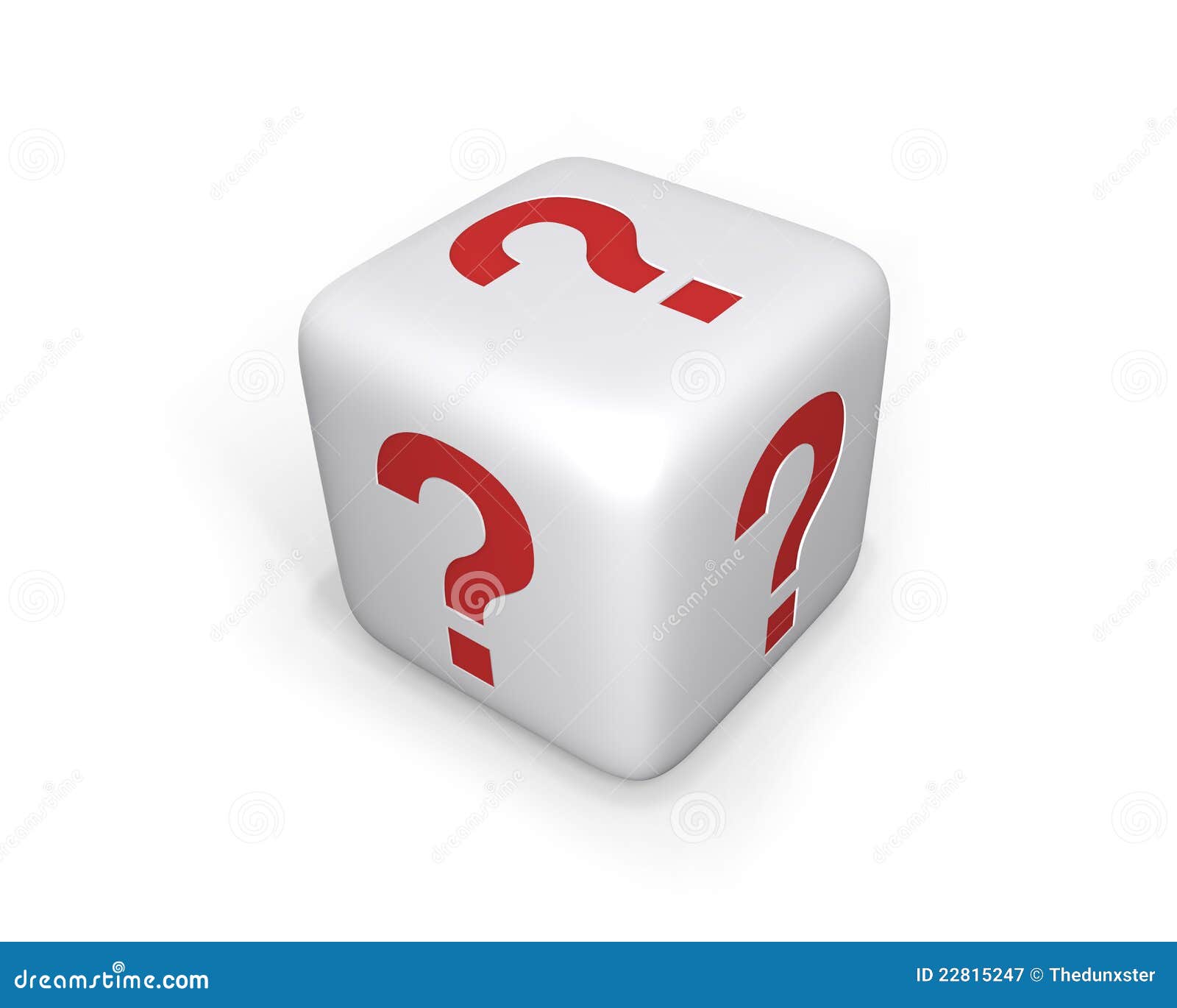 Question Mark Dice - XL stock illustration. Illustration of mark - 22815247