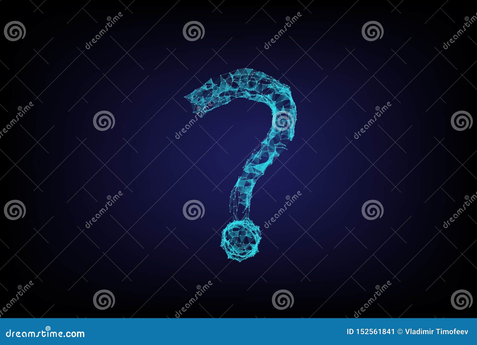 Futuristic Question Mark Symbol Stock Image | CartoonDealer.com #98474857