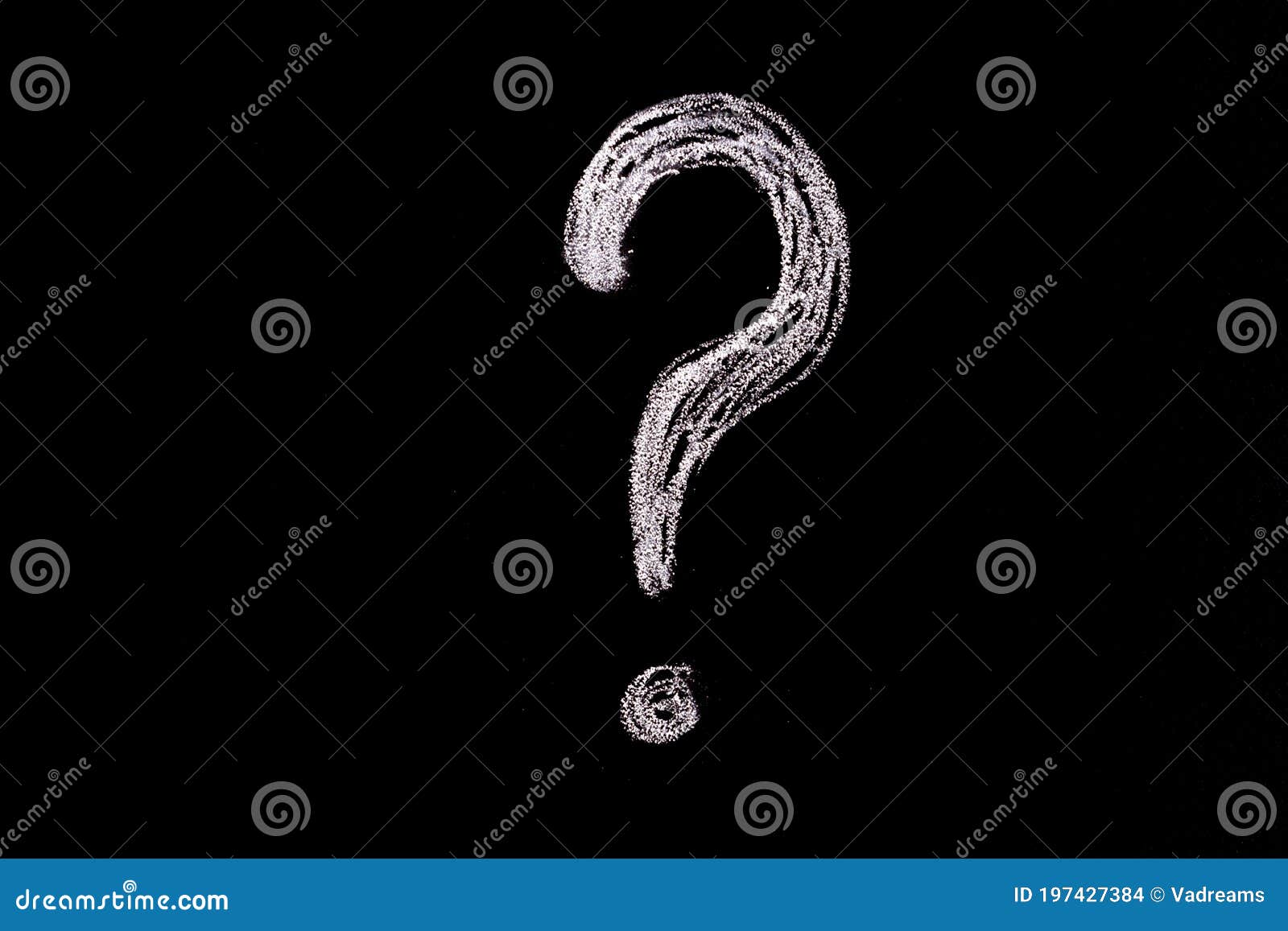 Question Mark Drawn in Chalk on a Blackboard Stock Photo - Image of ...
