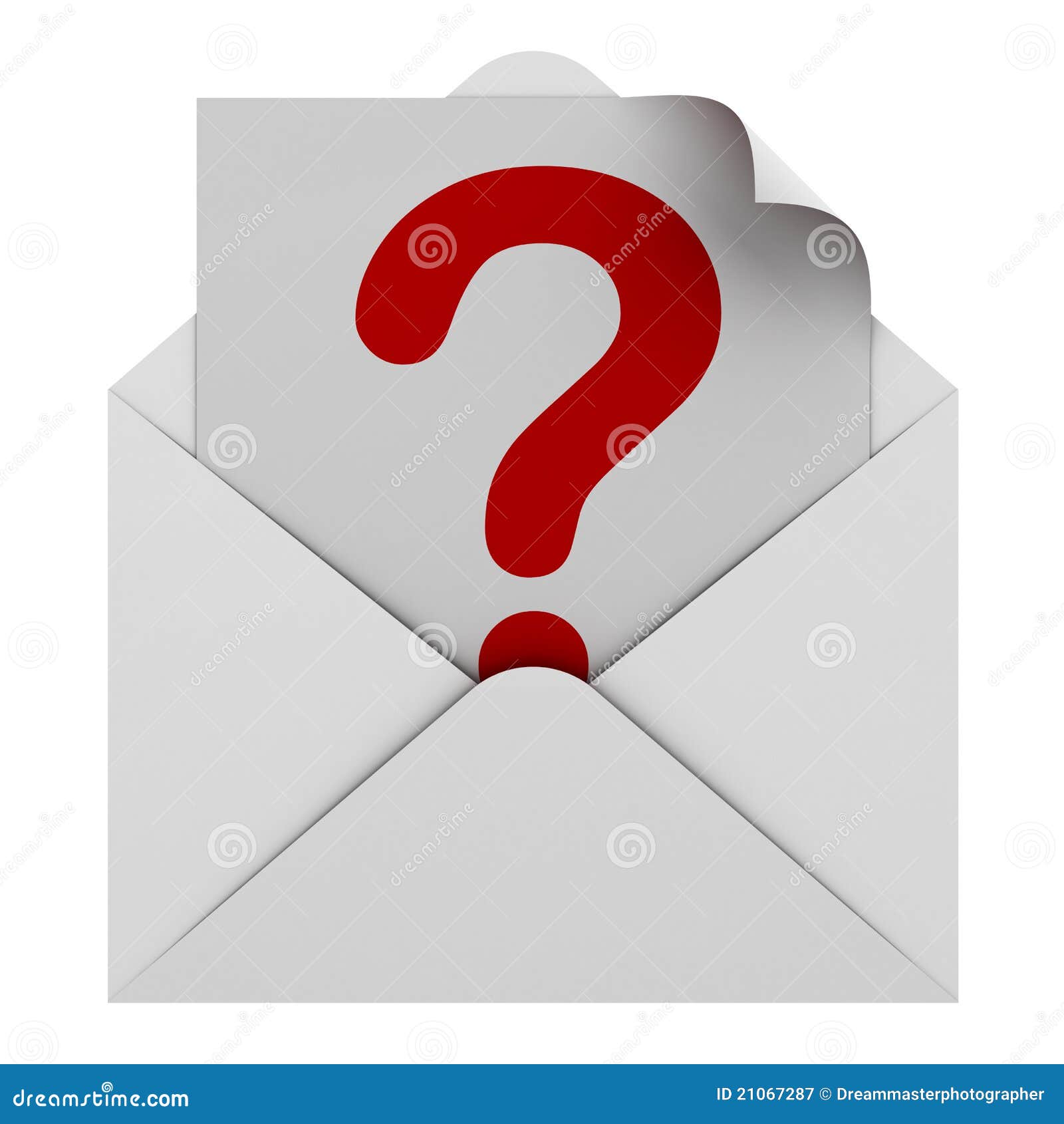 Question Mark In Envelope Royalty-Free Stock Photo | CartoonDealer.com ...