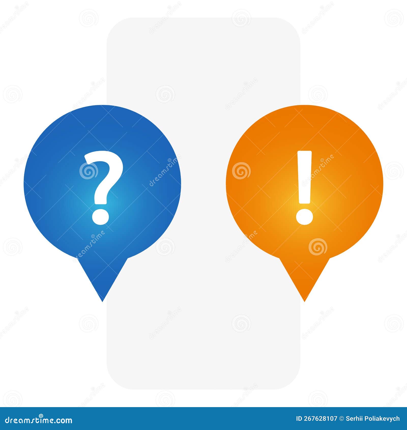 Question Mark Exclamation Point. Dialog, Chat Speech Bubble. Faq ...