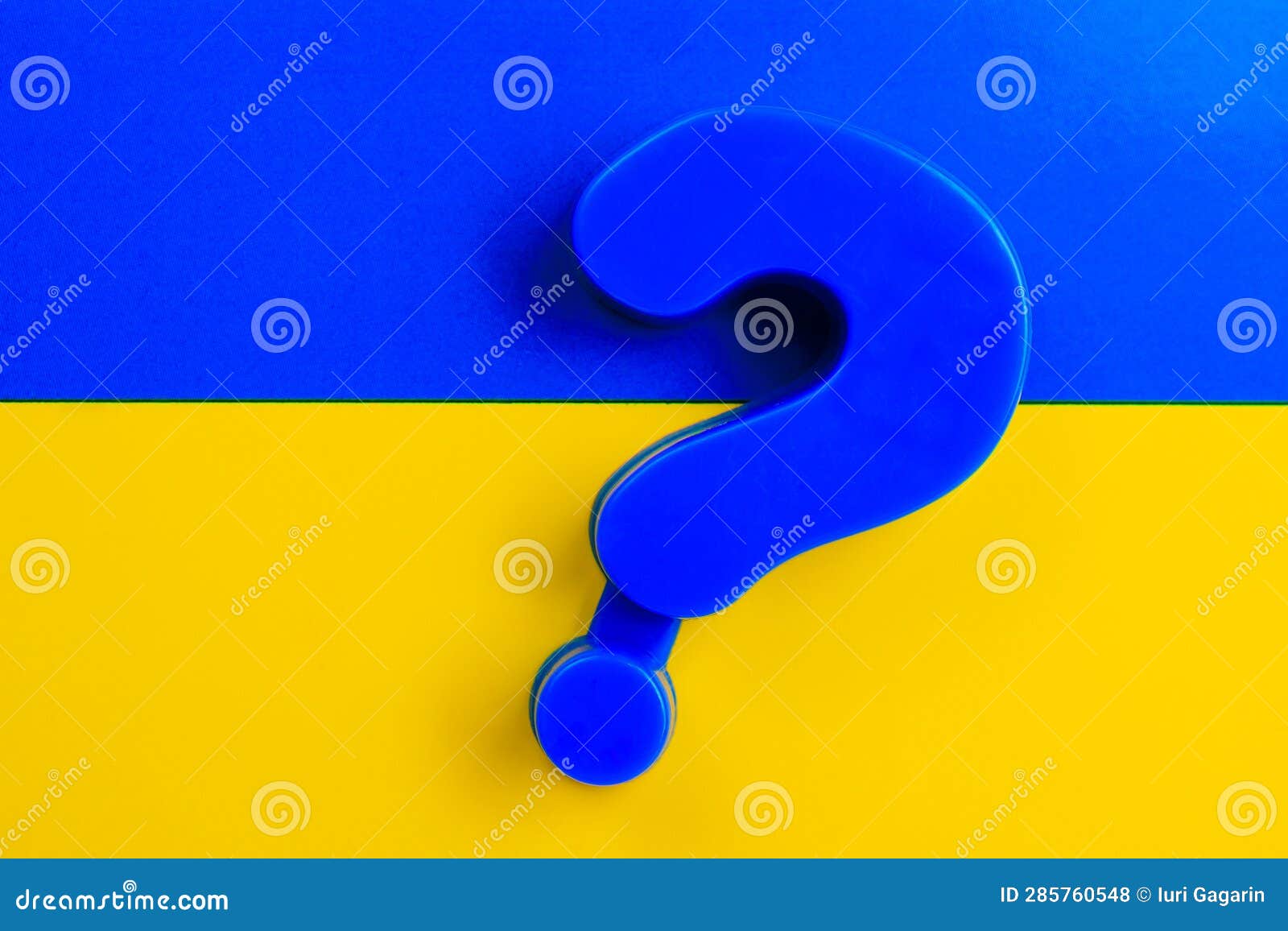 Question Mark on the Flag of Ukraine. the Concept of Uncertainty and ...