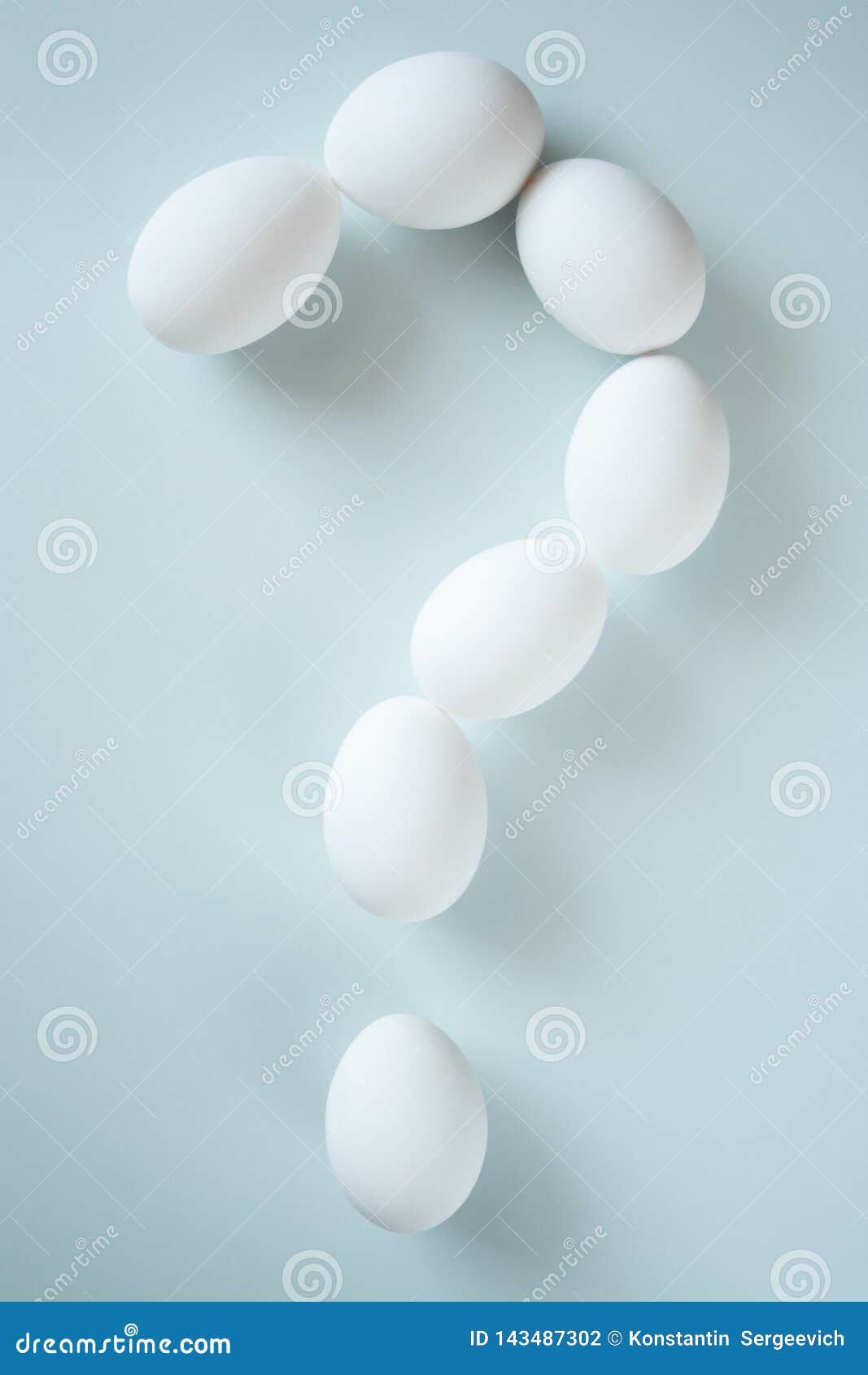 Question Mark Folded from White Eggs Stock Photo - Image of abstract ...
