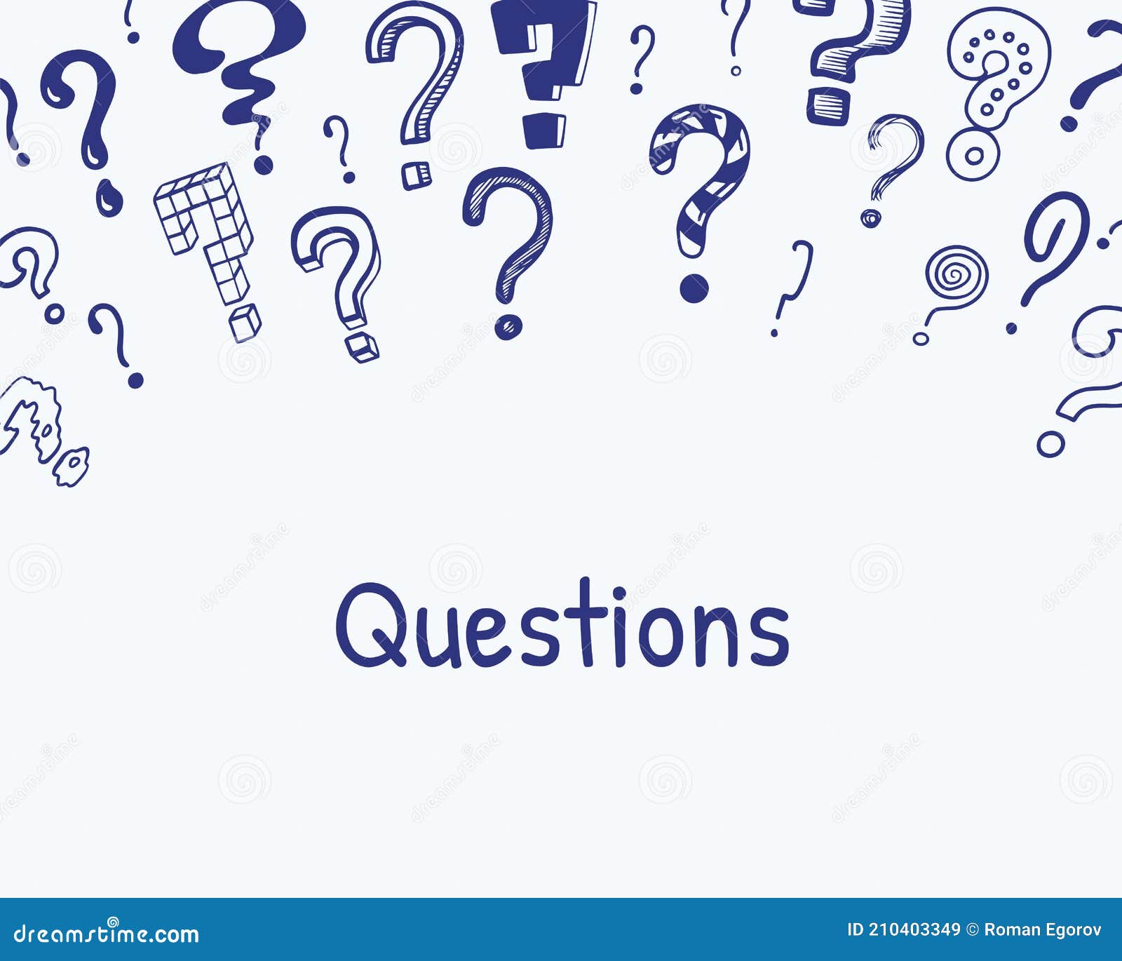 Doodle Interrogation Marks Vector Seamless Background. Endless Pattern ... Doodle Interrogation Marks Vector Seamless Background. Endless Pattern ...