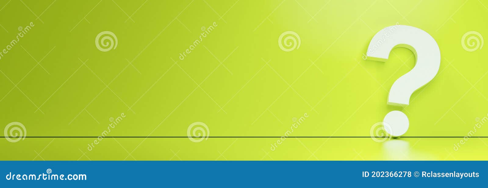 Question Mark in Front of a Green Color Wall Background. Business ...