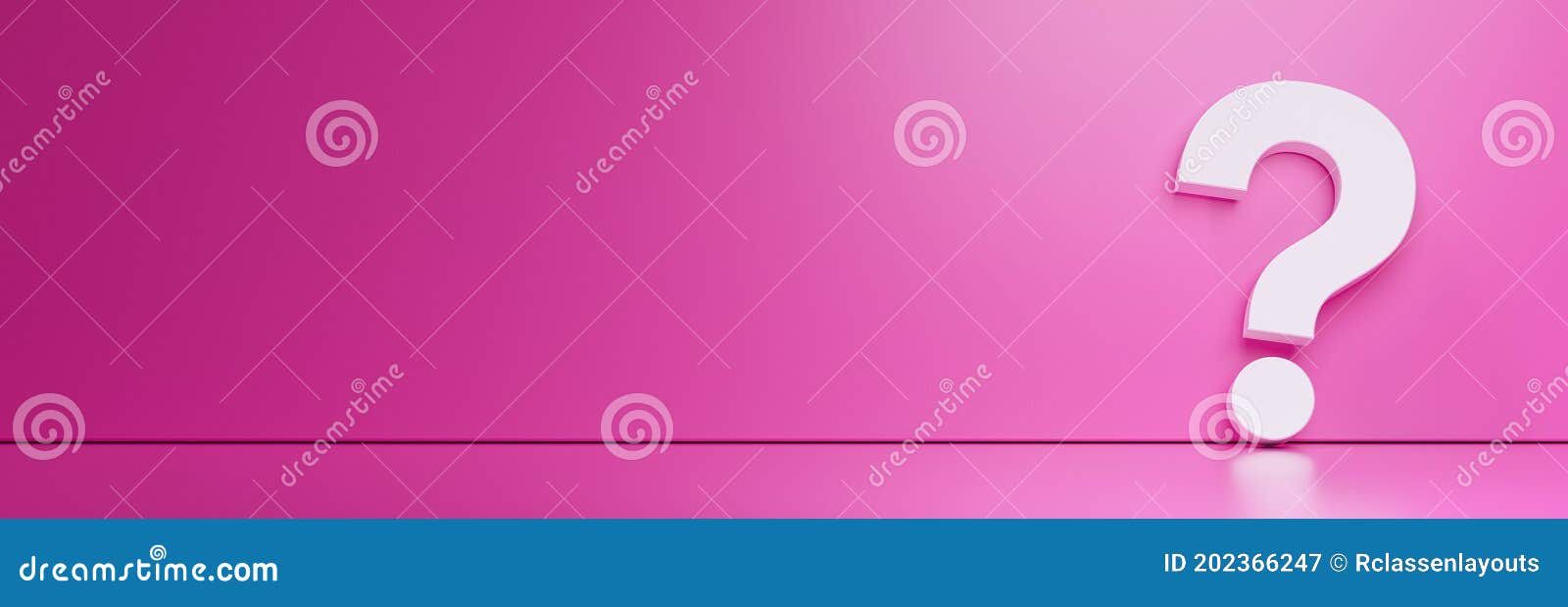 Question Mark in Front of a Pink Color Wall Background. Business ...