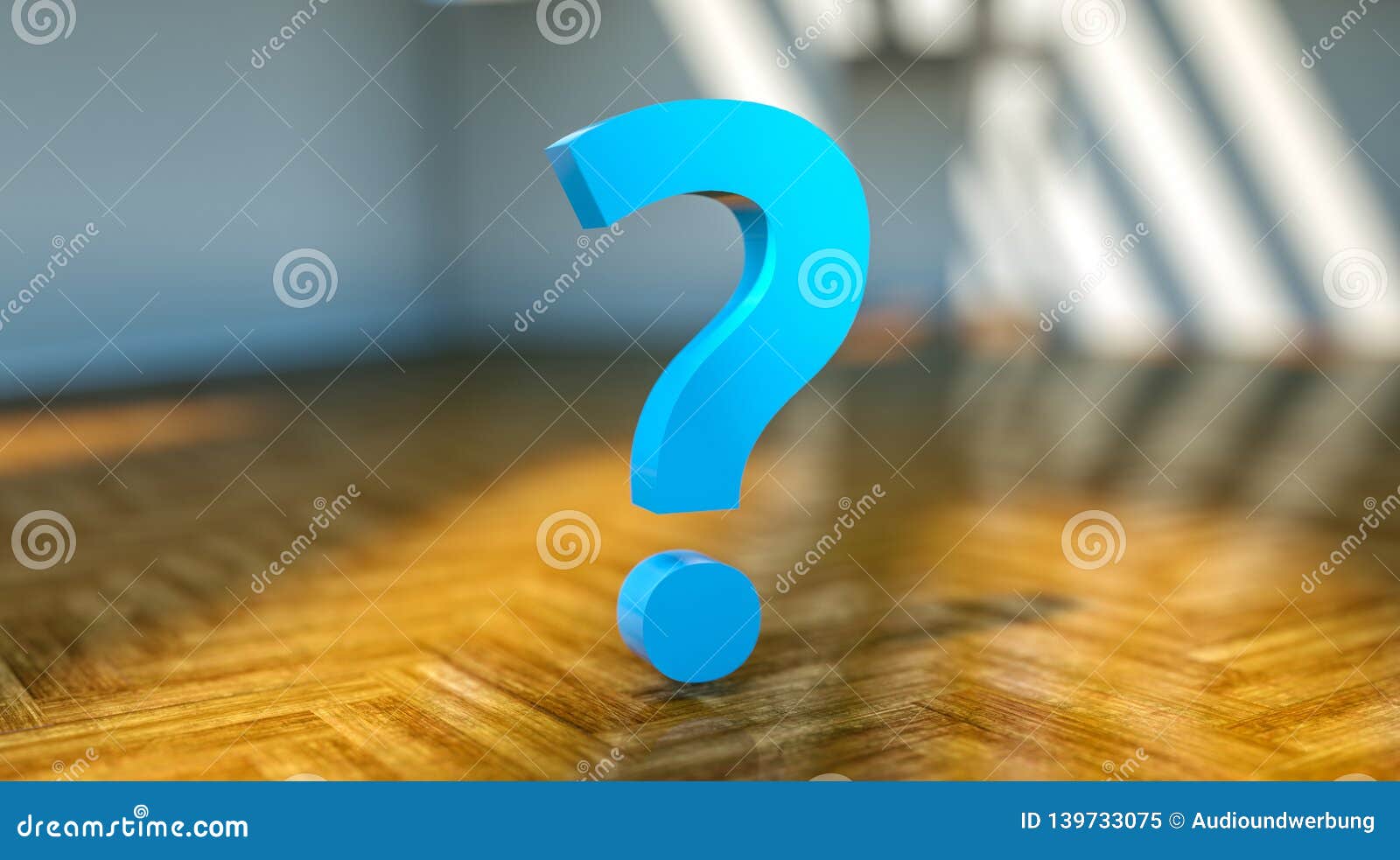 Question Mark in Front of a Real Estate Background. Realtor Concept ...