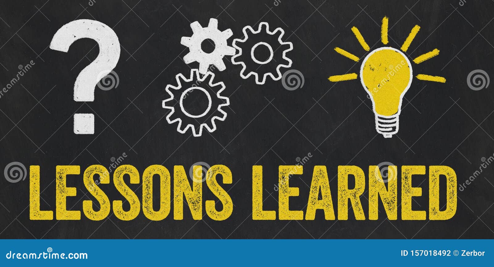 Question Mark, Gears, Light Bulb Concept - Lessons Learned Stock ...