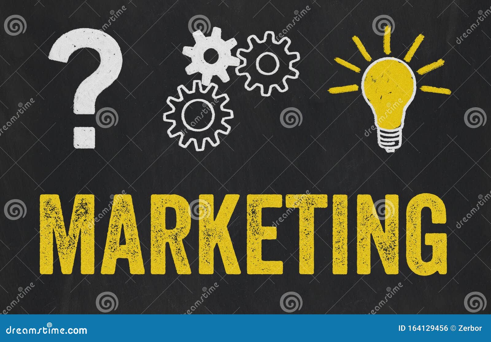 Question Mark, Gears, Light Bulb Concept - Marketing Stock Illustration ...