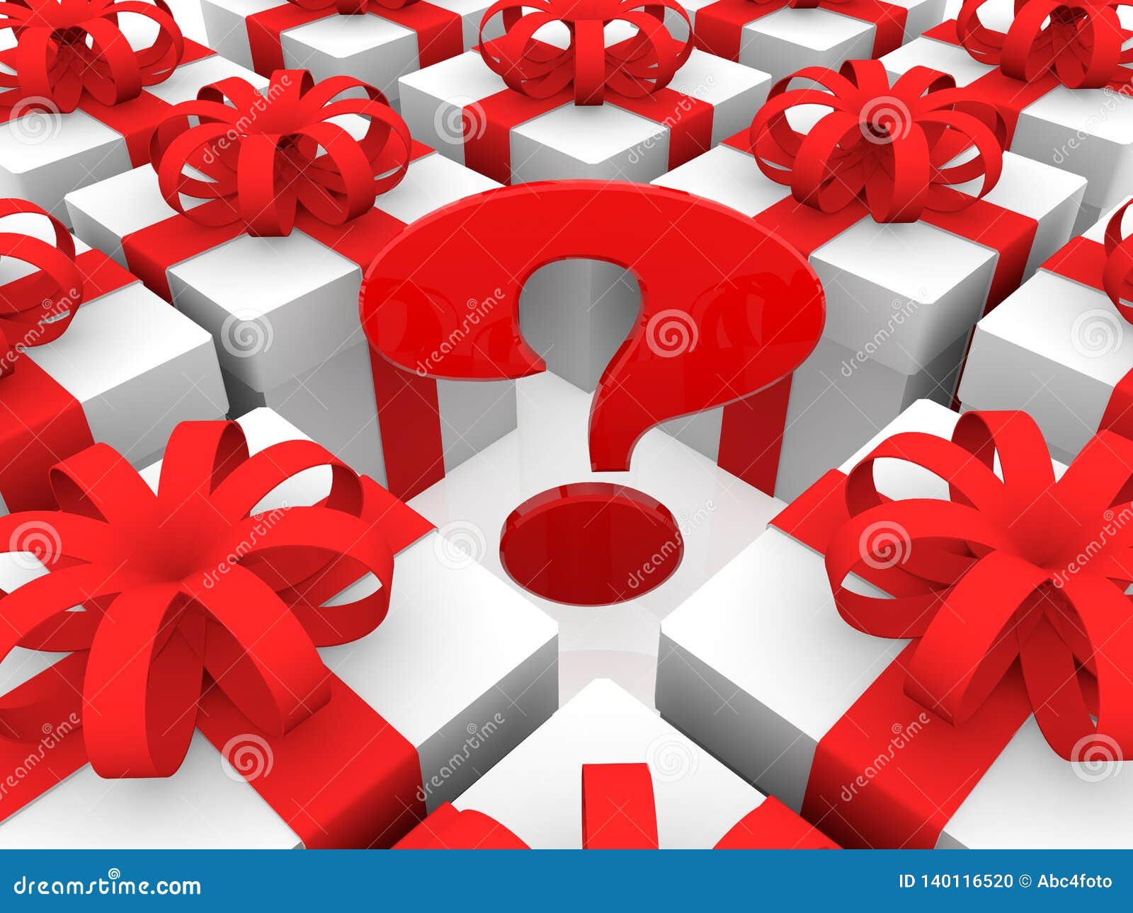 Question Mark and Gift Boxes Stock Illustration - Illustration of ...