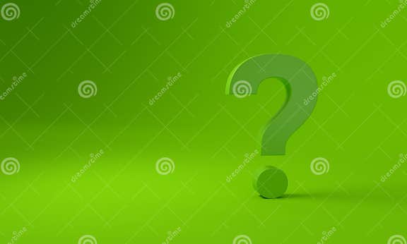 Question Mark on Green Study Background, Concept of What To Do about ...