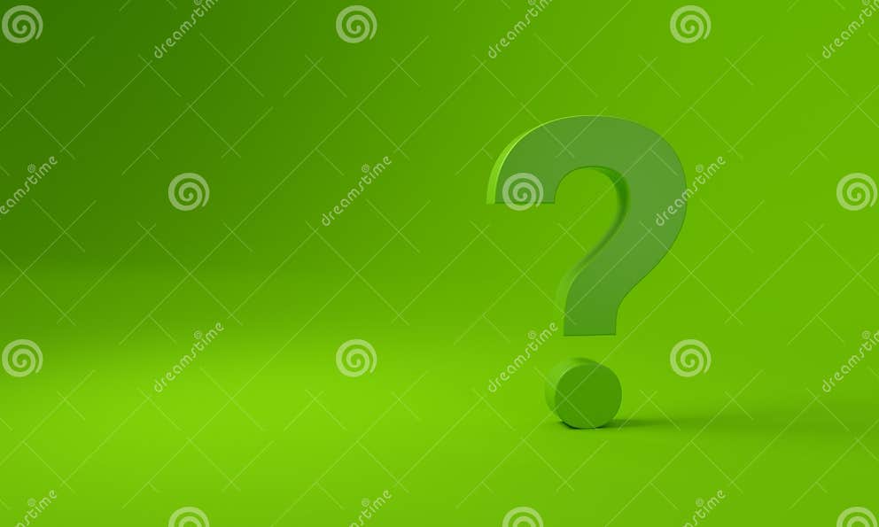 Question Mark on Green Study Background, Concept of What To Do about ...