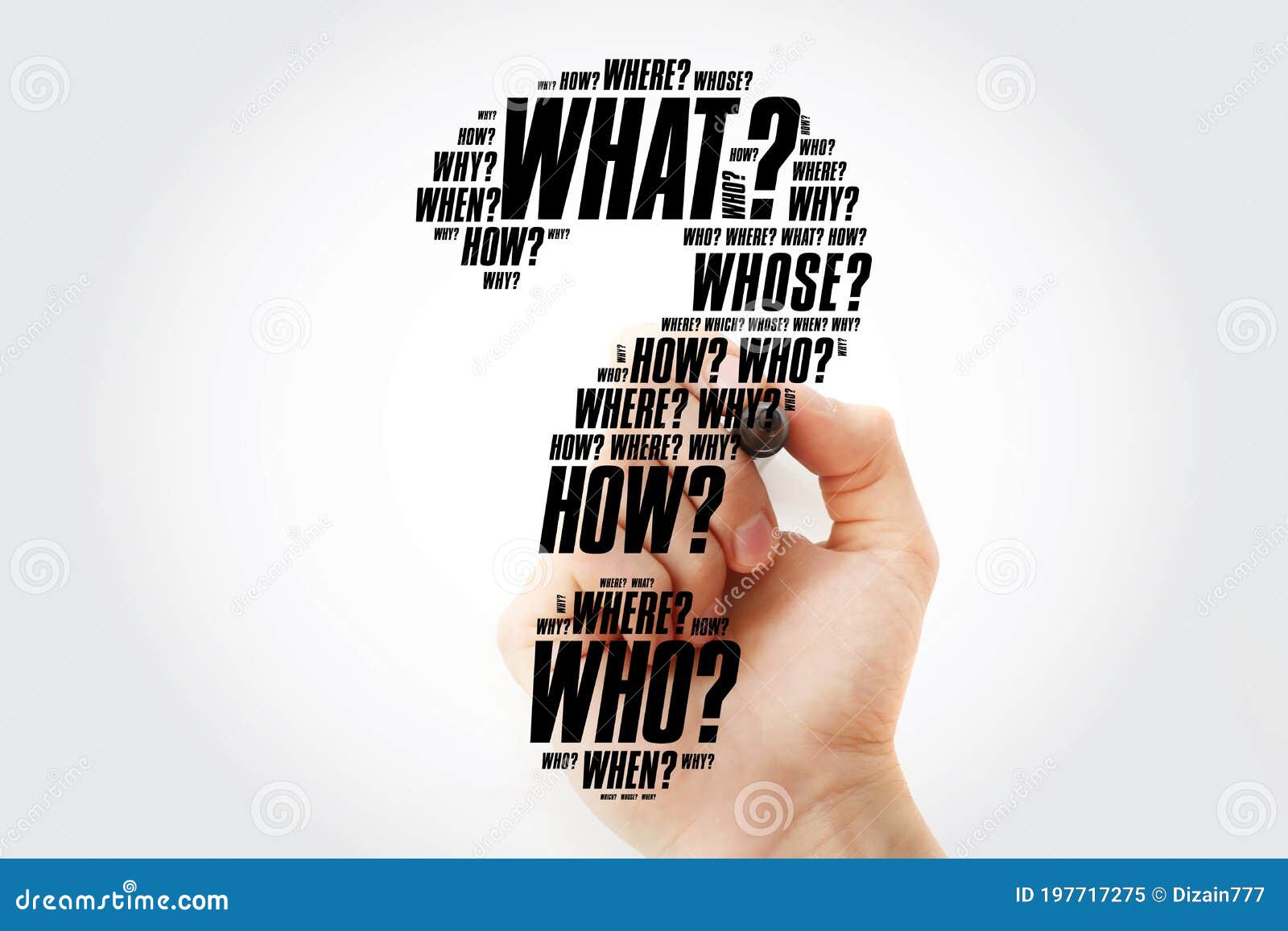 Question Mark - Hand Writing Questions Whose Answers are Considered ...