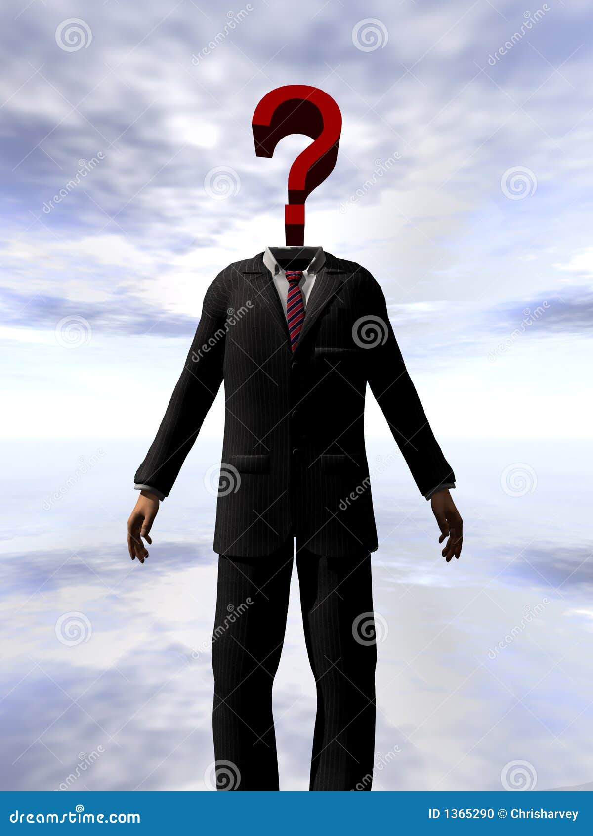 Question Mark Head 3 Picture. Image: 1365290