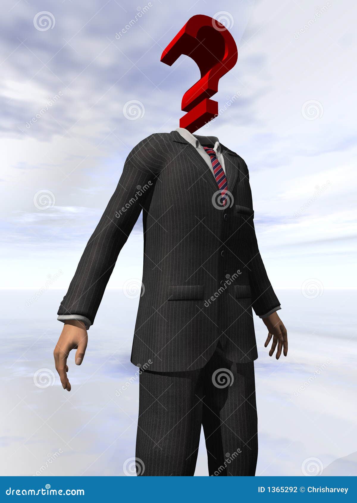 Question Mark Head 4 Picture. Image: 1365292