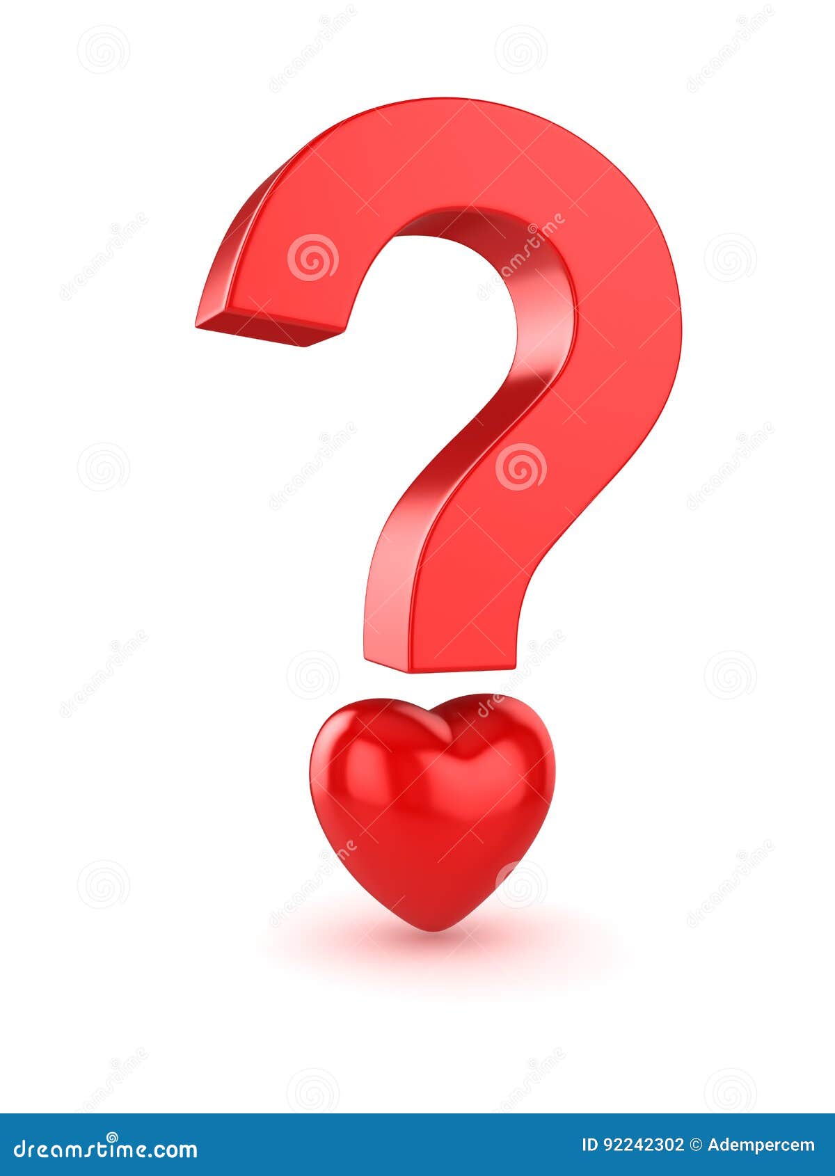 Question Mark with Heart stock illustration. Illustration of love ...