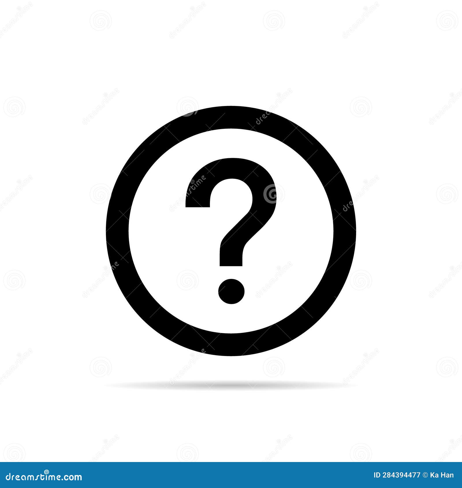 Question Mark, Help Support Icon Vector in Trendy Style Stock Vector ...