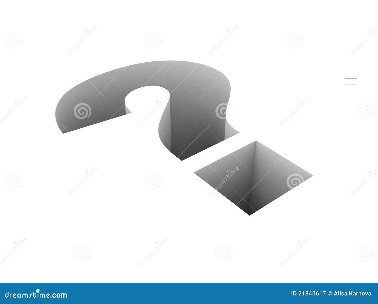 Break A Question Mark With A Hammer. Tried Breaking Concept. Cute Flat ...